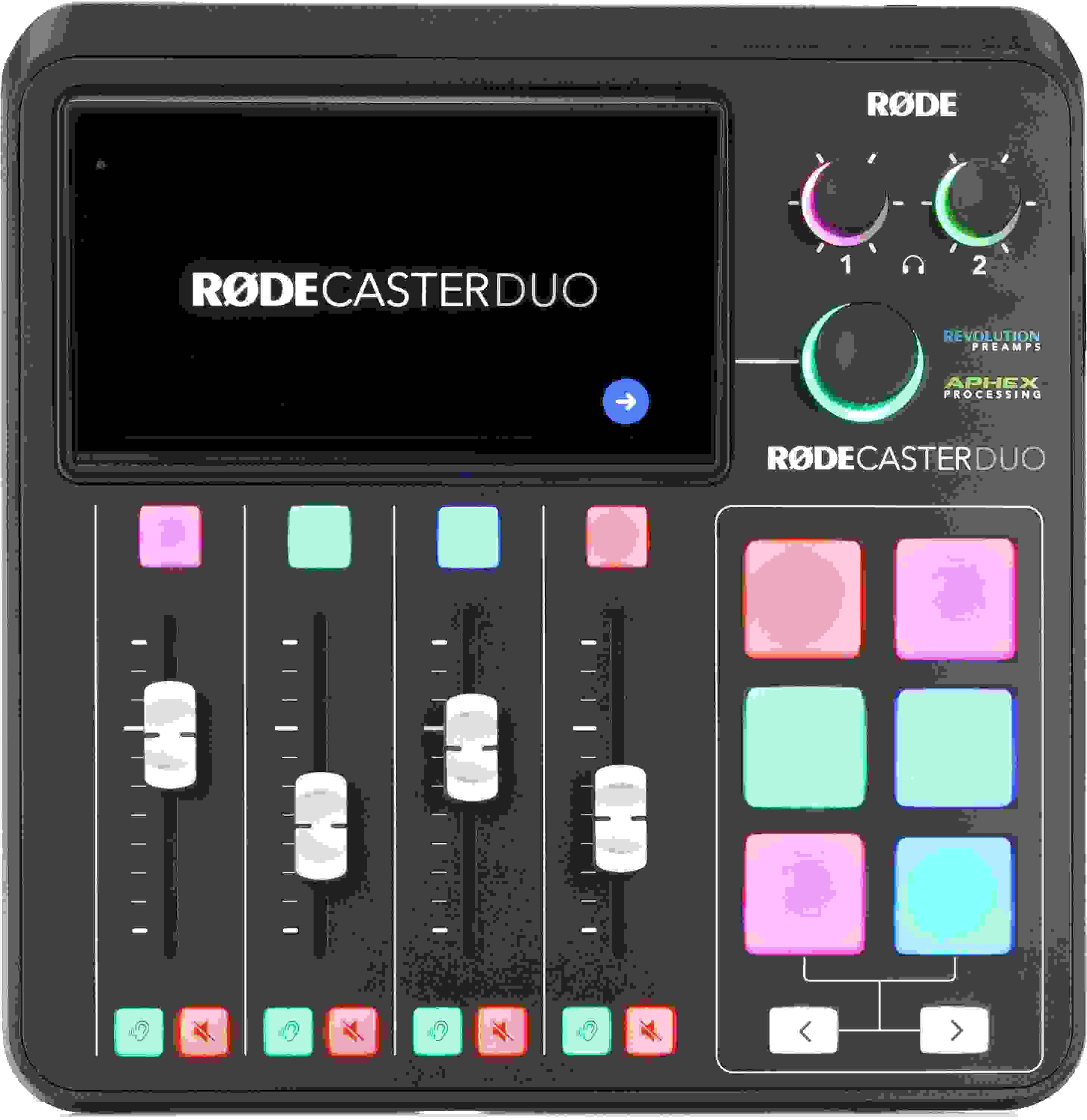 Rode RODECaster Duo Streaming Mixer - Black | Sweetwater