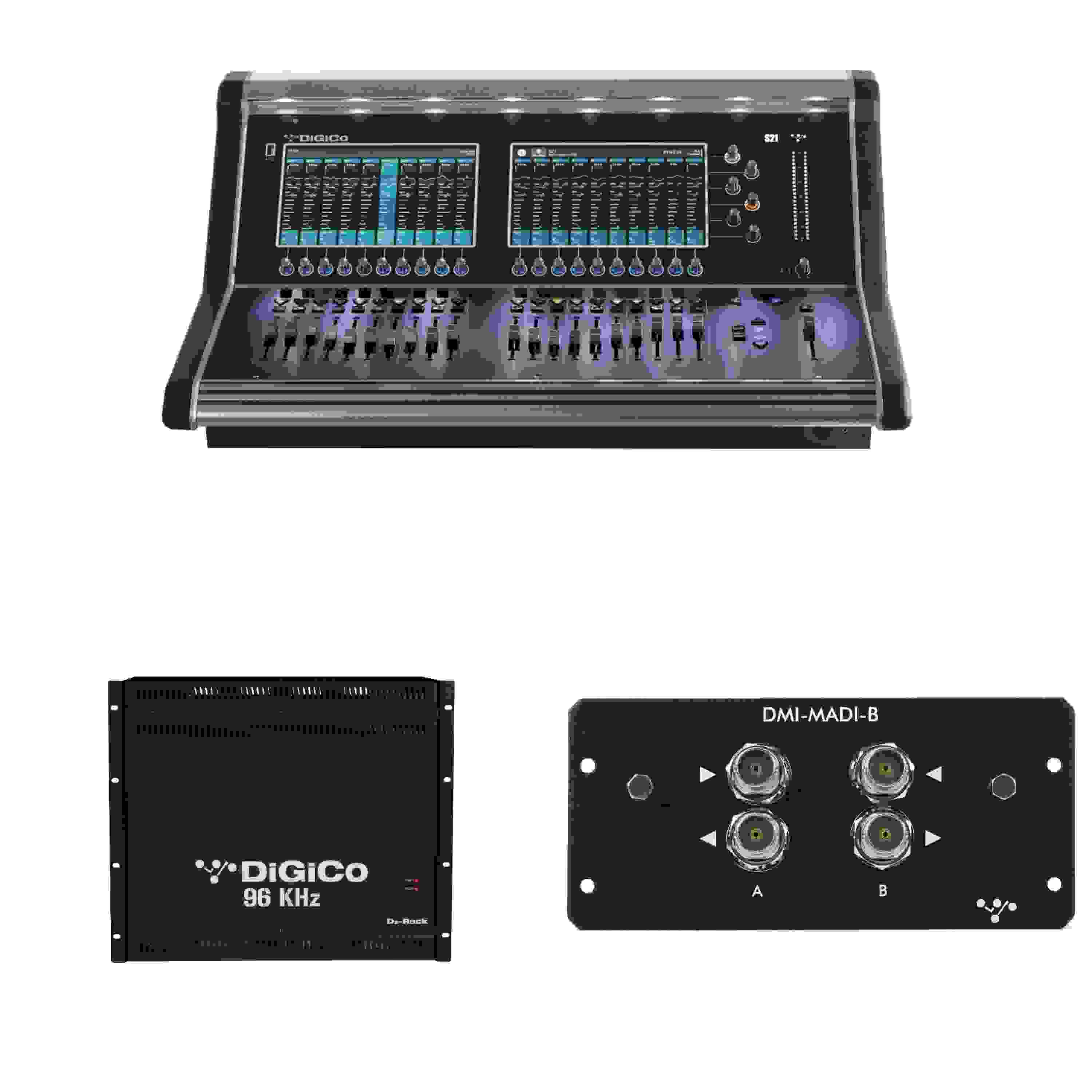 DiGiCo S21 D2 BNC Rack Live Package | Sweetwater
