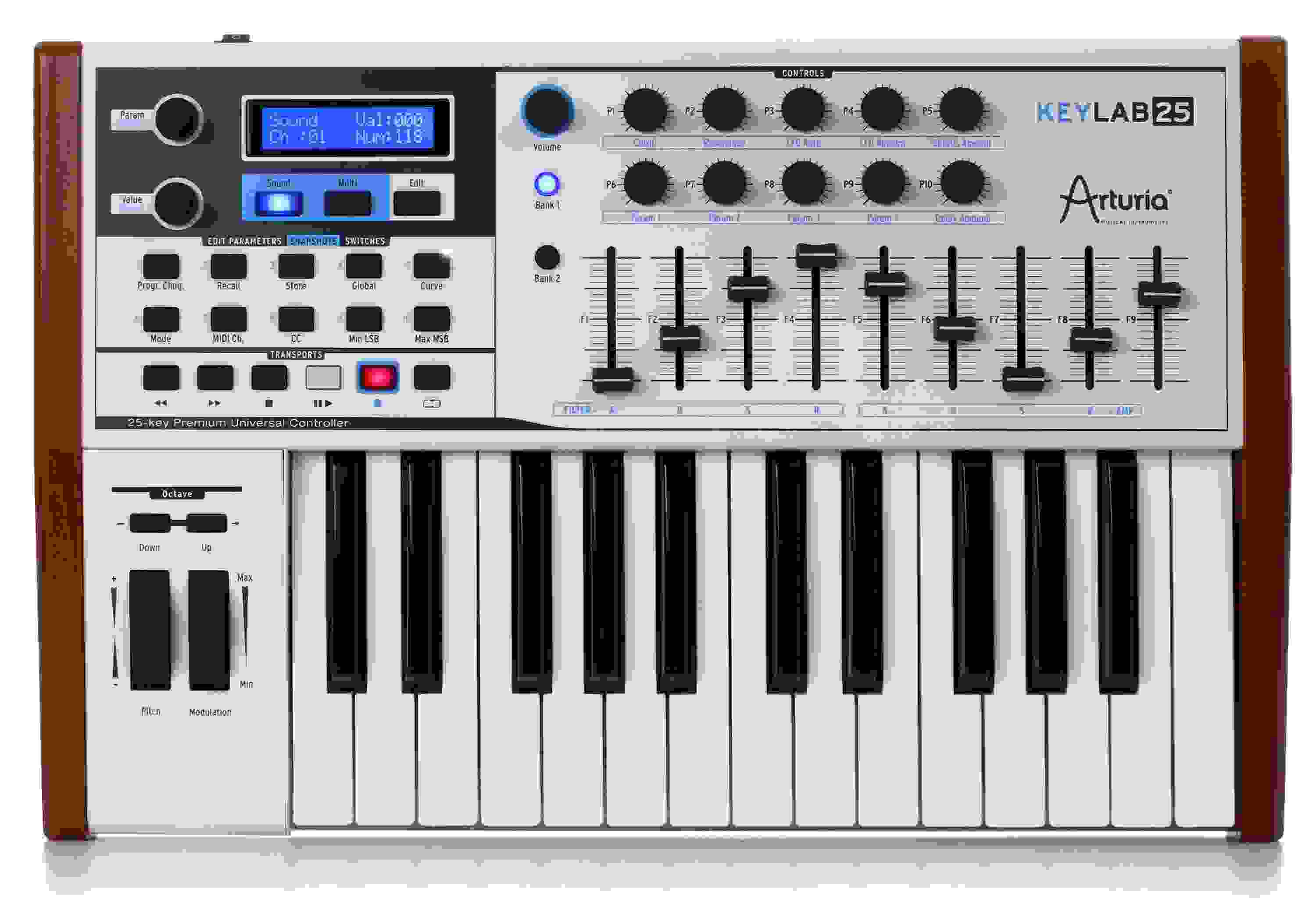 Arturia KeyLab 25 Keyboard Controller | Sweetwater