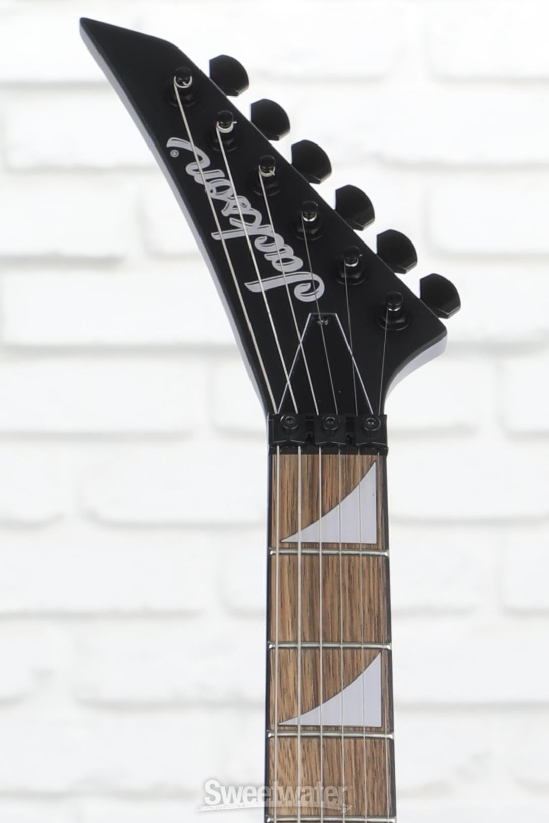 Jackson X Series Rhoads RRX24 - Battle Ship Gray with Black Bevels ...