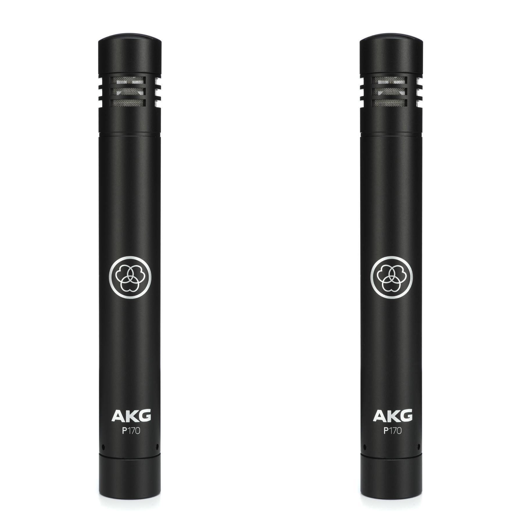 AKG P170 Small-diaphragm Condenser Microphone (Pair) | Sweetwater