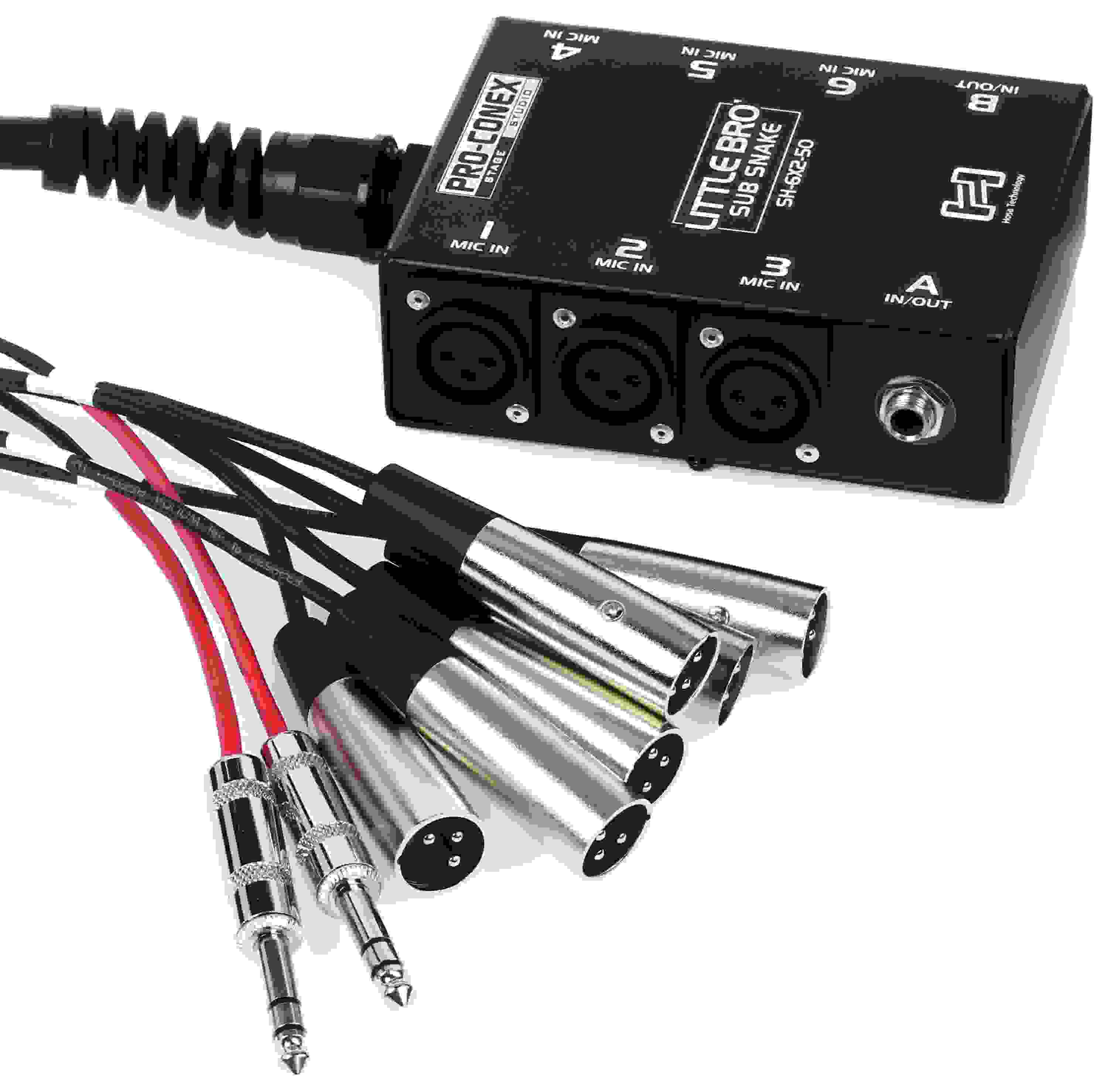 Hosa Little Bro' 6x2 Sub Snake - 50 foot | Sweetwater