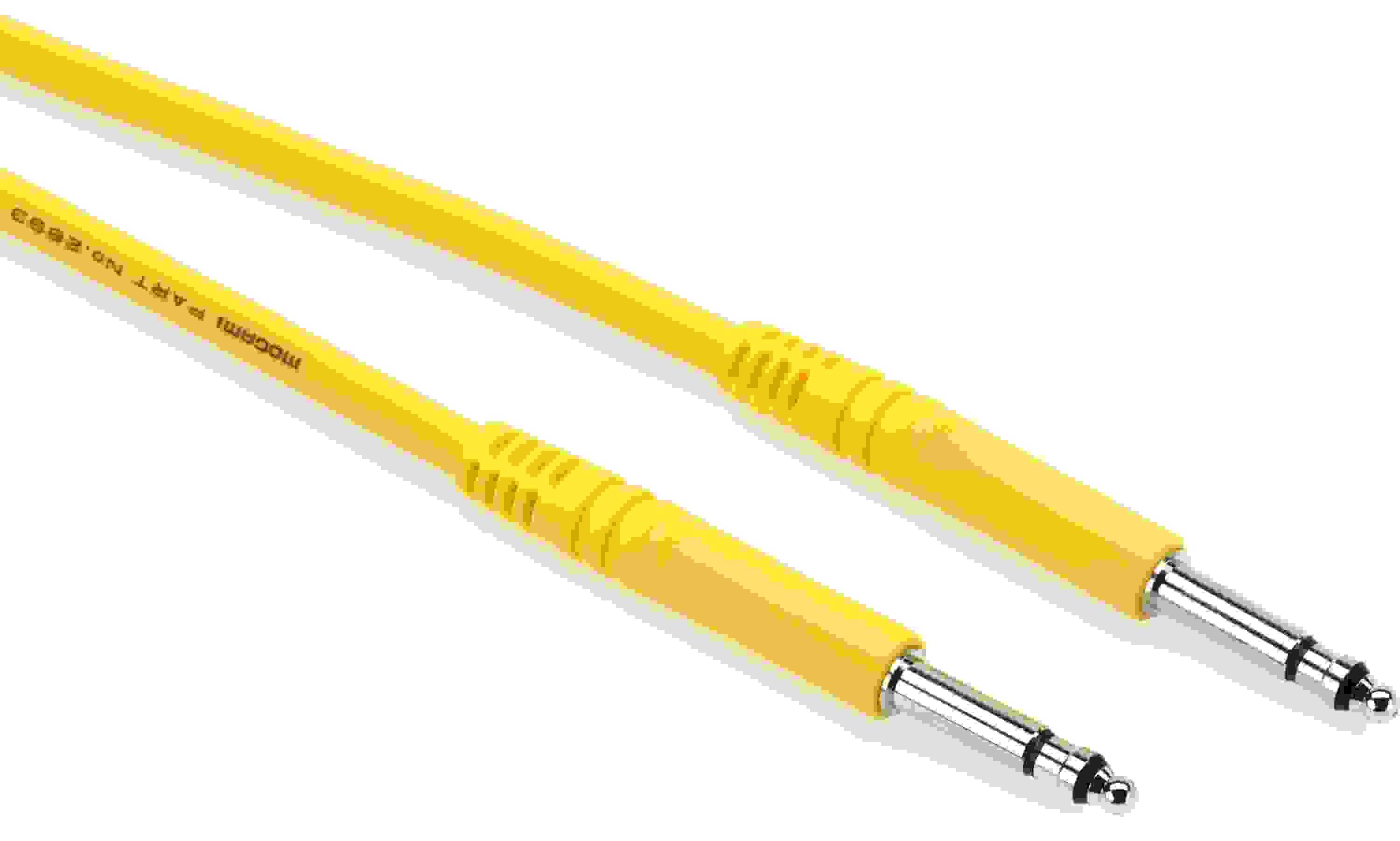 Mogami PJM 1804 Bantam TT Patch Cable - 18 inch Yellow | Sweetwater