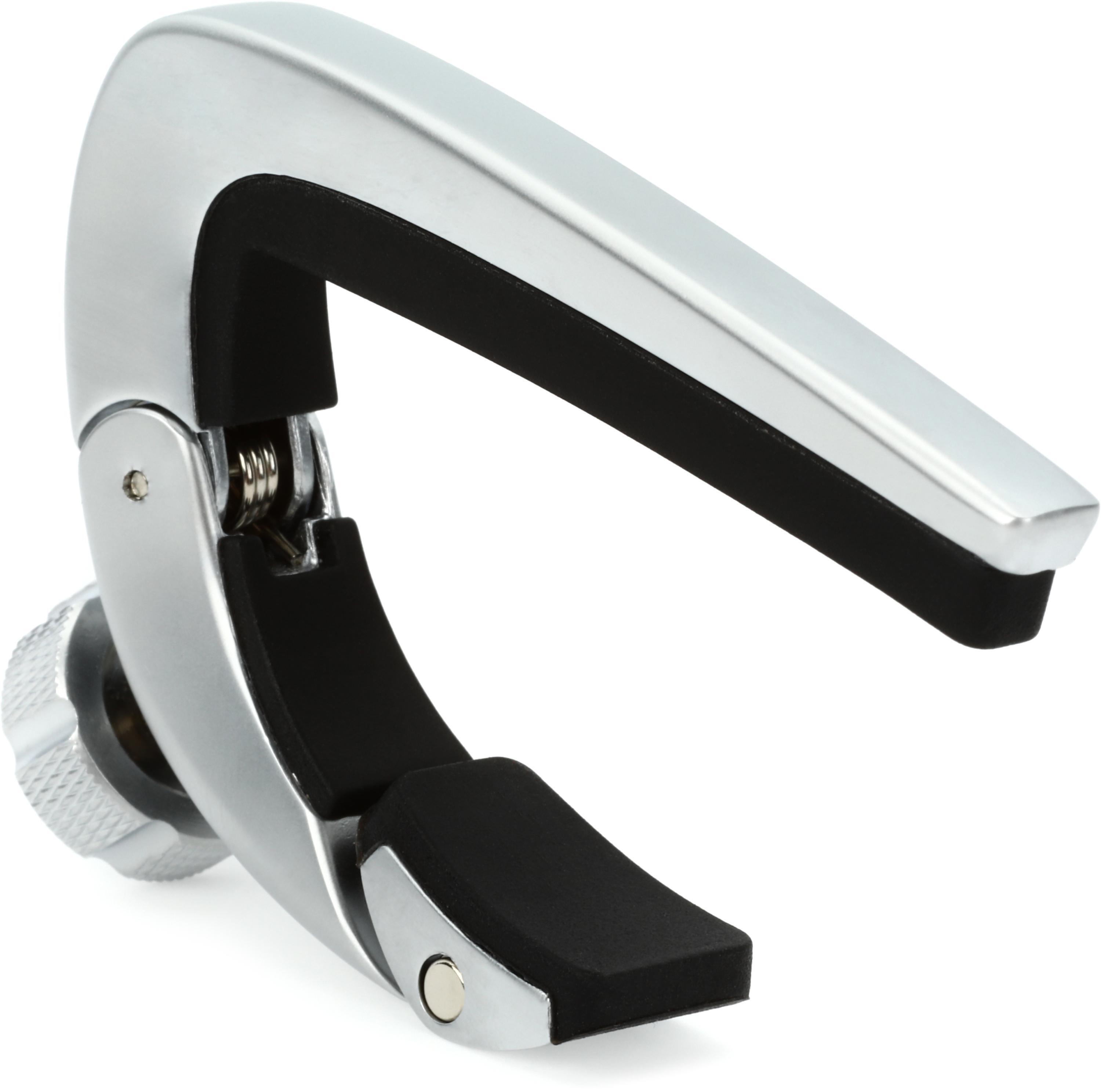 Dunlop Pivot Capo for Acoustic and Electric Guitar - Satin Chrome ...
