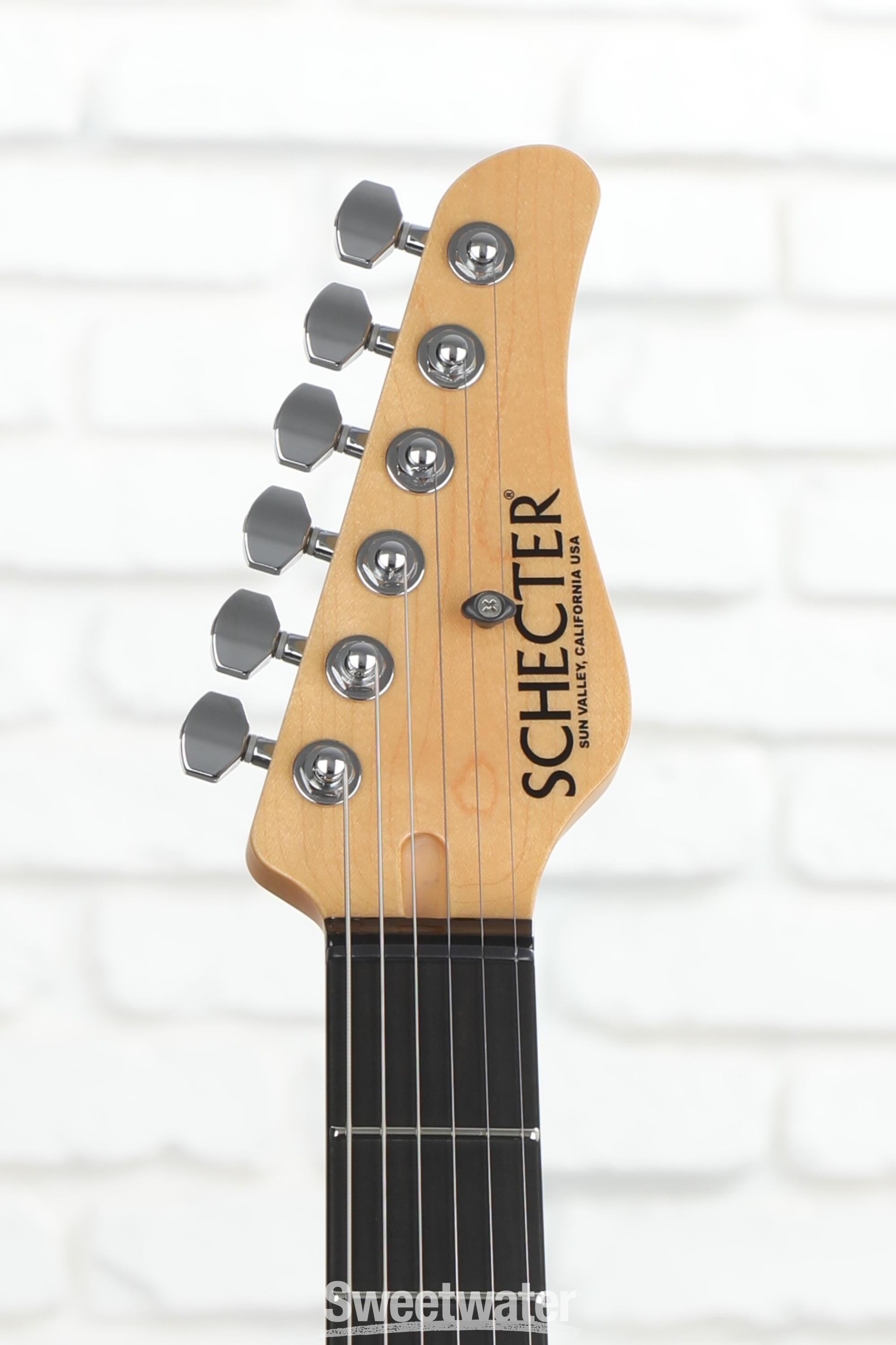 Schecter USA PT Custom - Charcoal Grey with Racing Stripe | Sweetwater