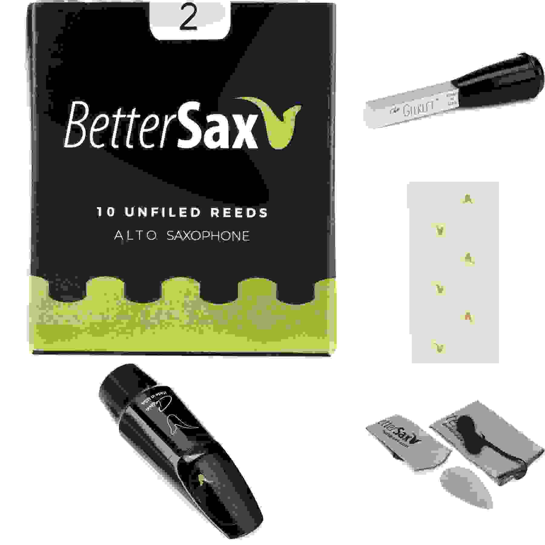 BetterSax Alto Saxophone Accessory Bundle - 2.0 (10-pack) | Sweetwater