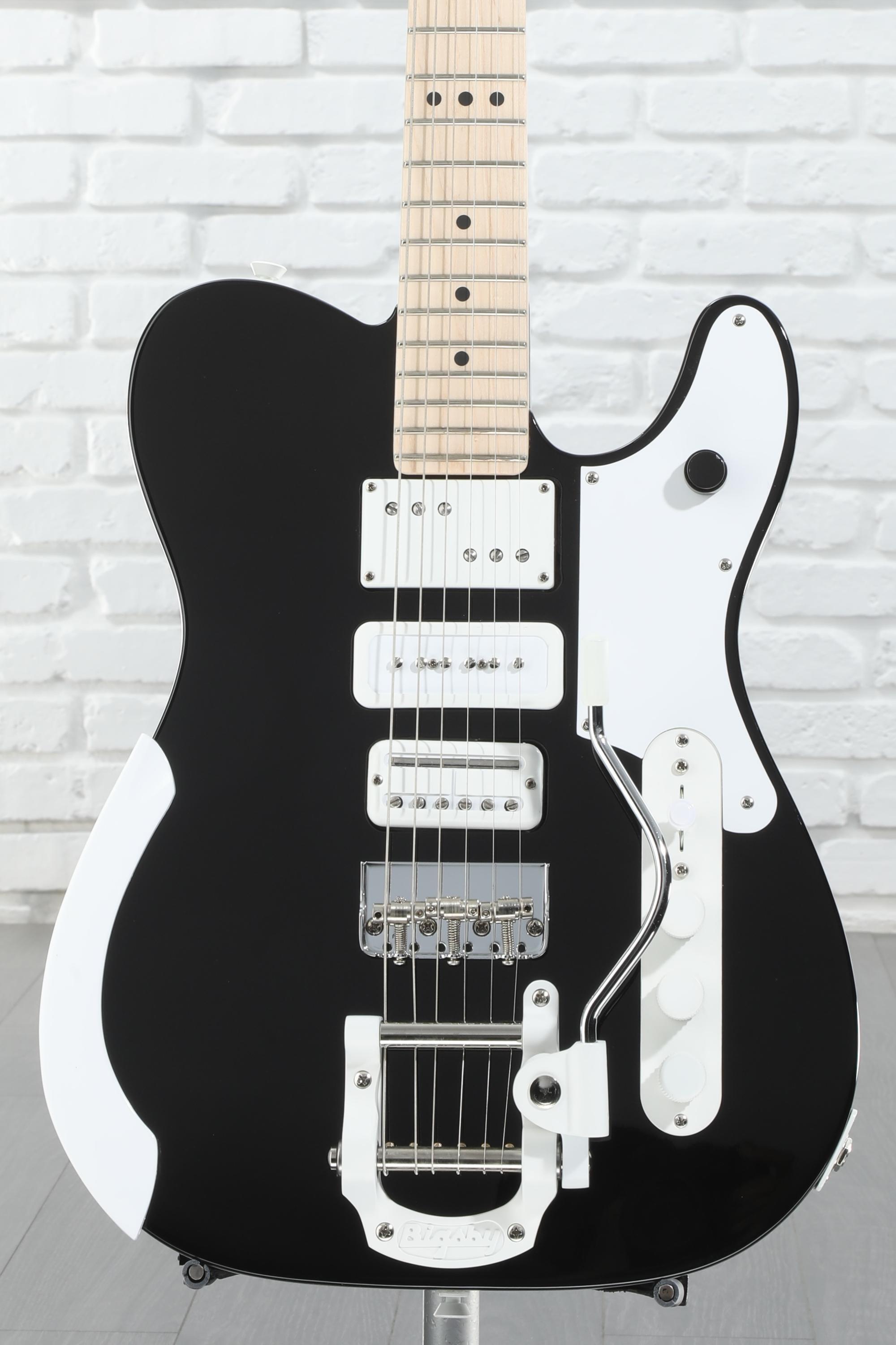 Fender Jack White Triplecaster Telecaster Electric Guitar - Black ...