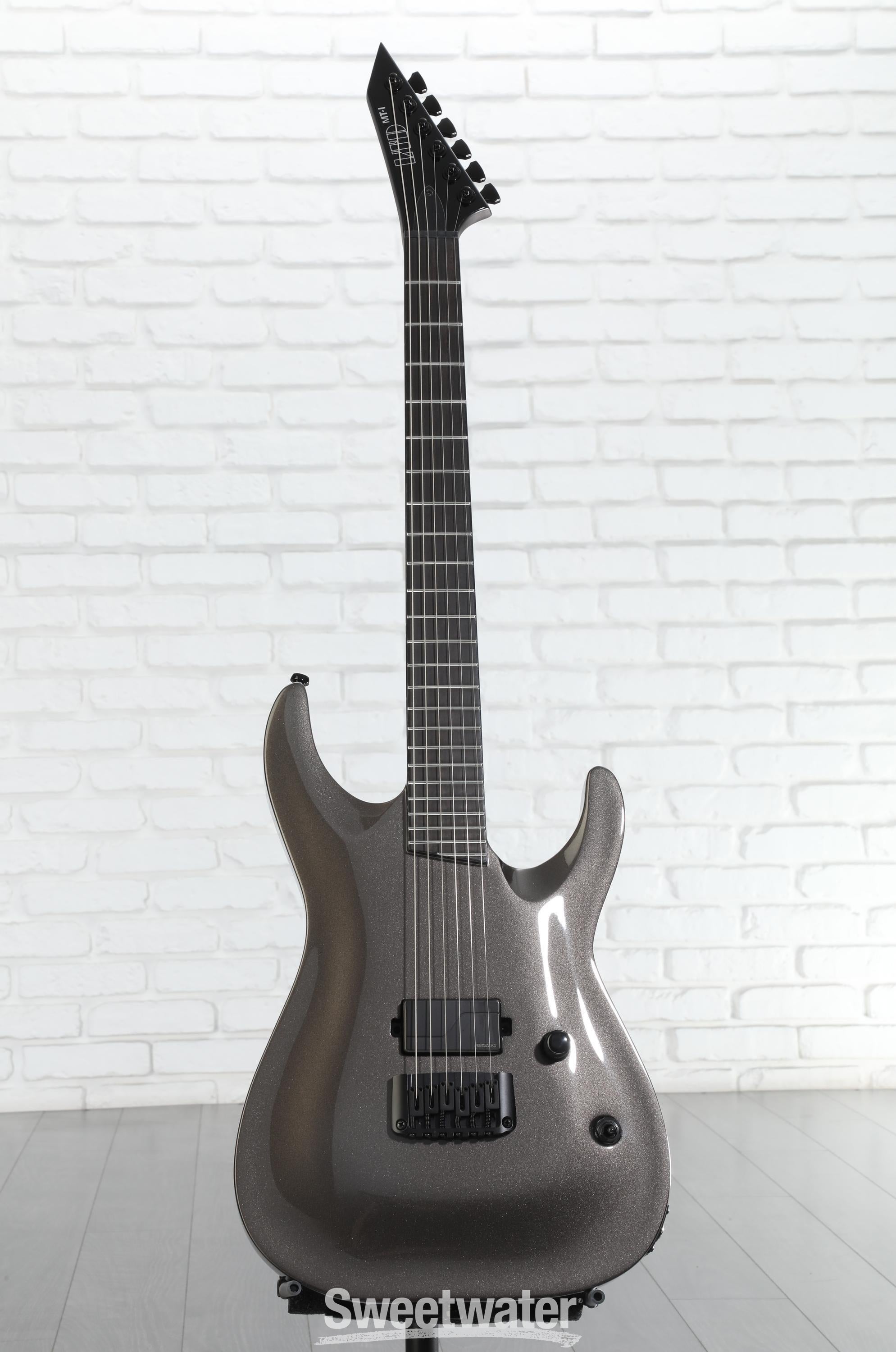 ESP LTD Mick Thomson MT-1 Signature Electric Guitar - Obsidian Metallic ...