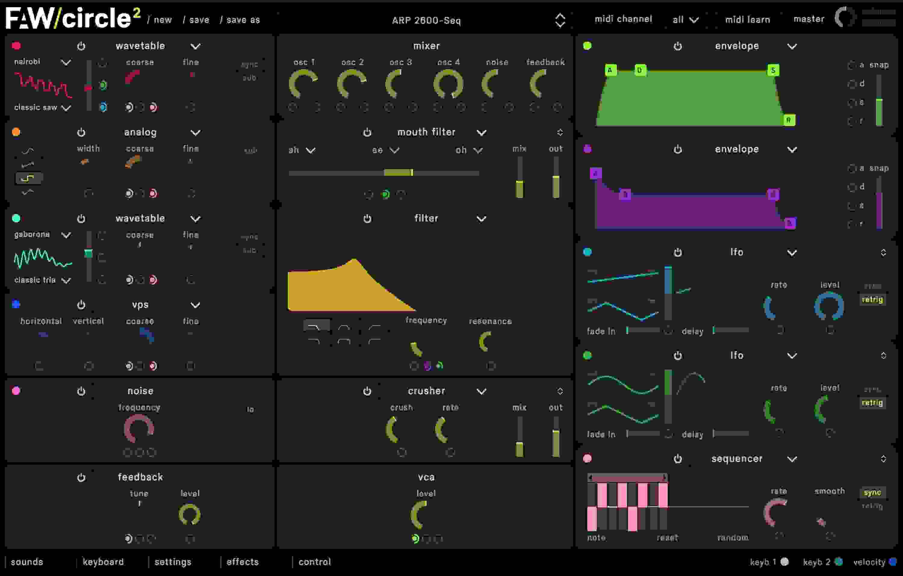 Future Audio Workshop Circle 2 Vector Phase-shaping Synthesizer Plug-in | Sweetwater