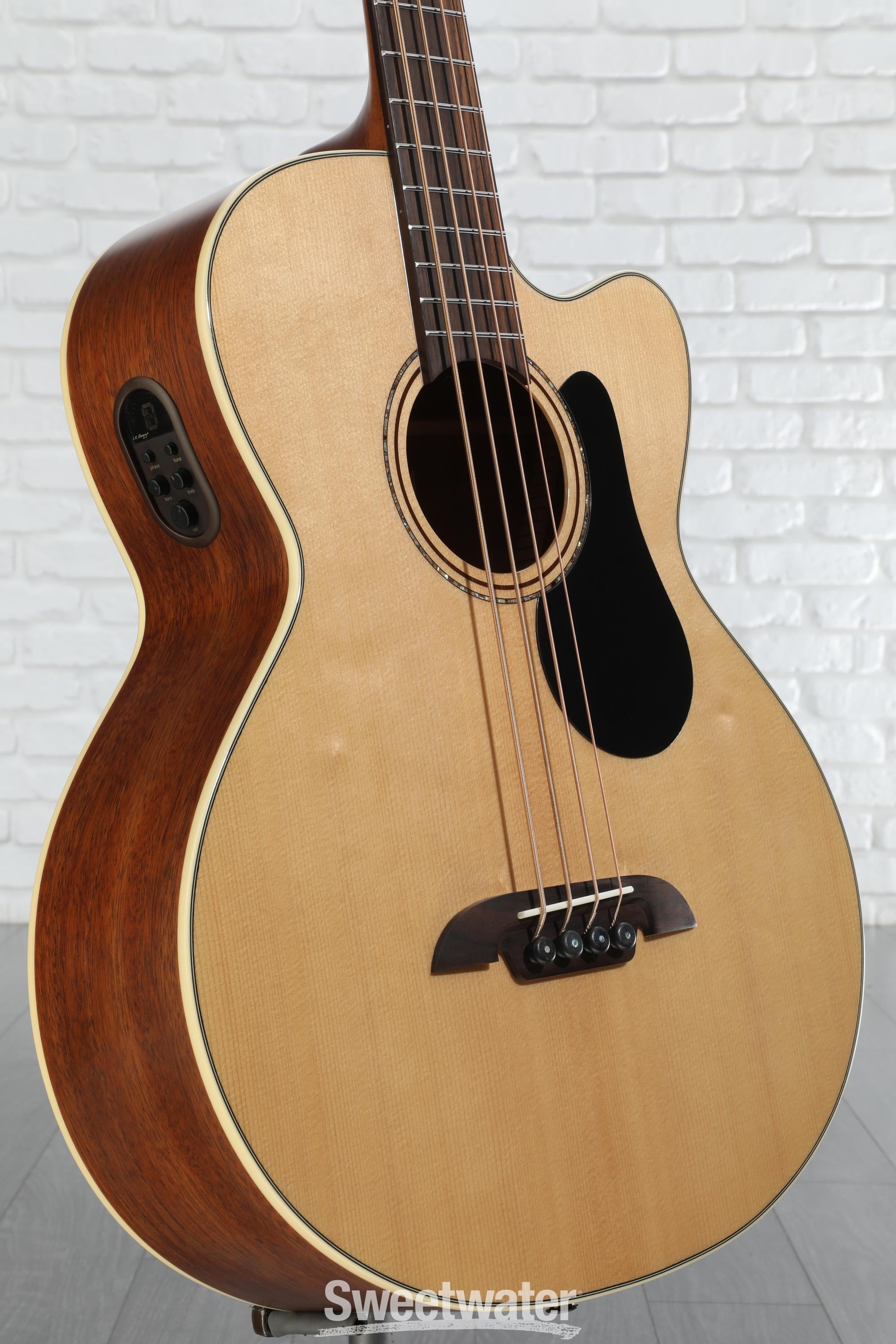Alvarez AB60ce Artist Series Acoustic-electric Bass Guitar - Natural ...
