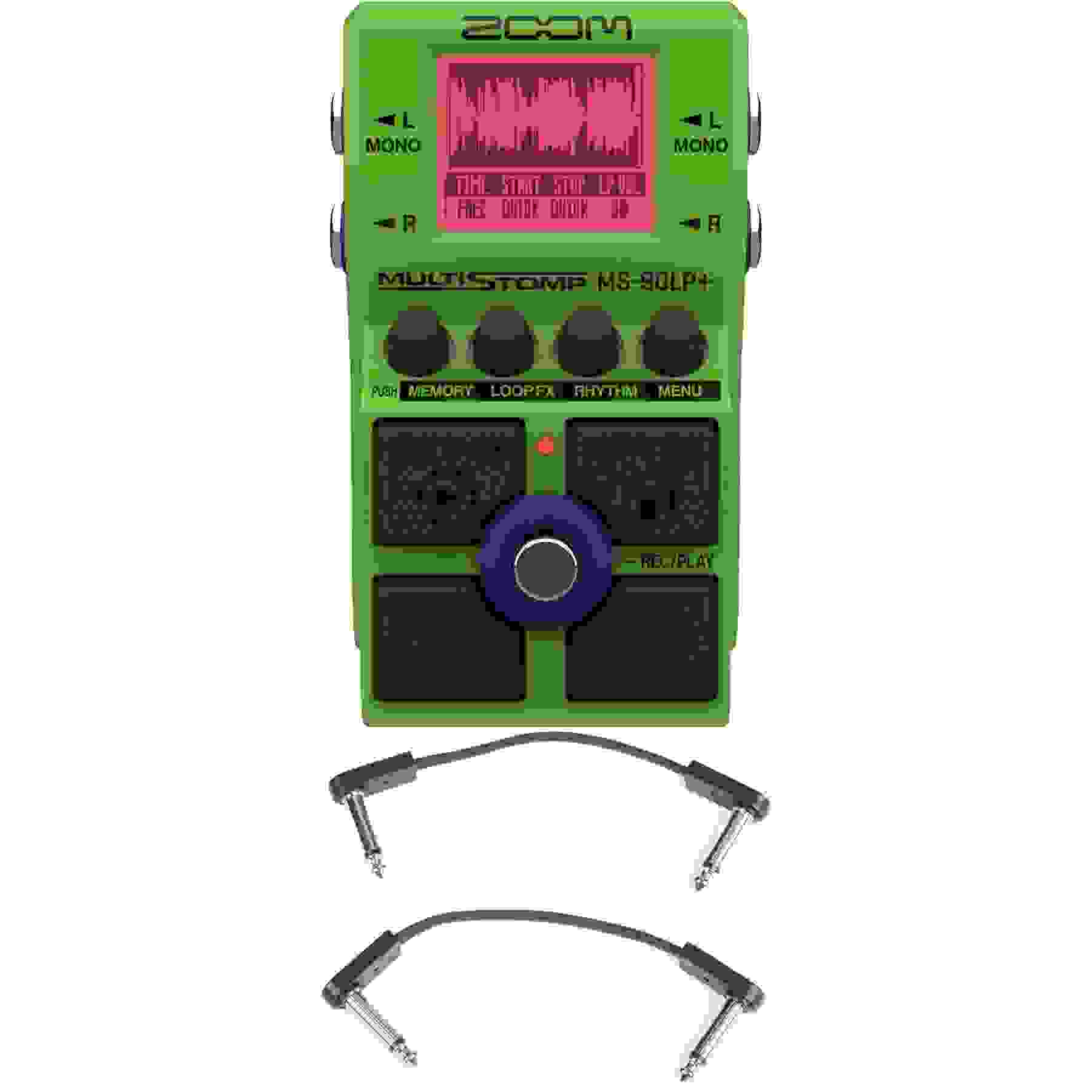 Zoom MS-90LP+ MultiStomp Looper Pedal with EBS Patch Cables | Sweetwater