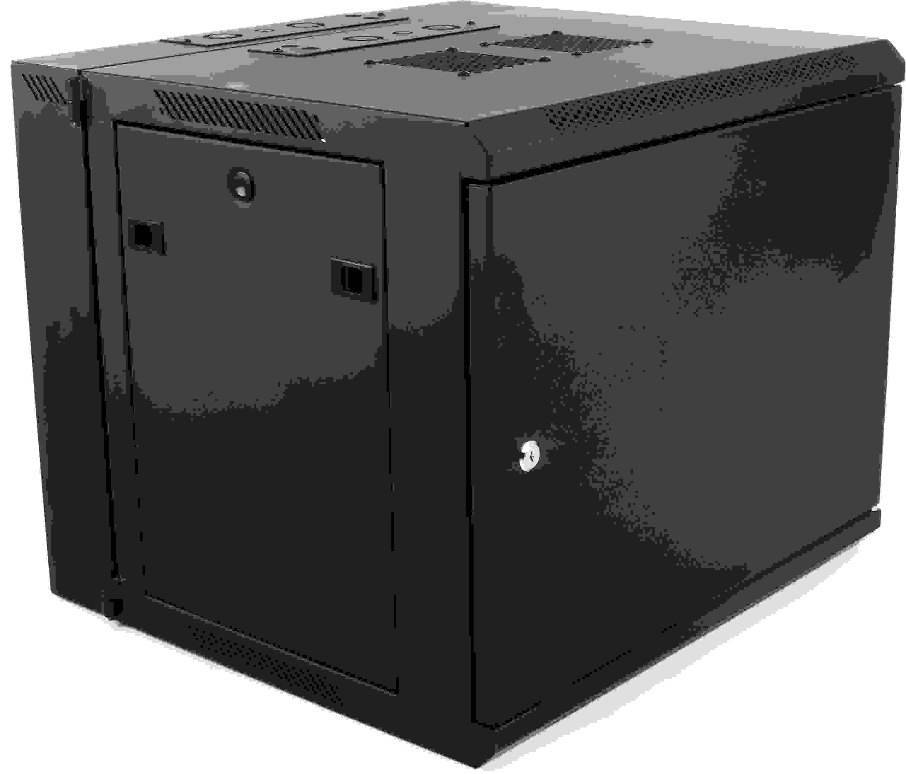 Gator GRW2009508 - 9U Hinged Wall Rack with Steel Door | Sweetwater