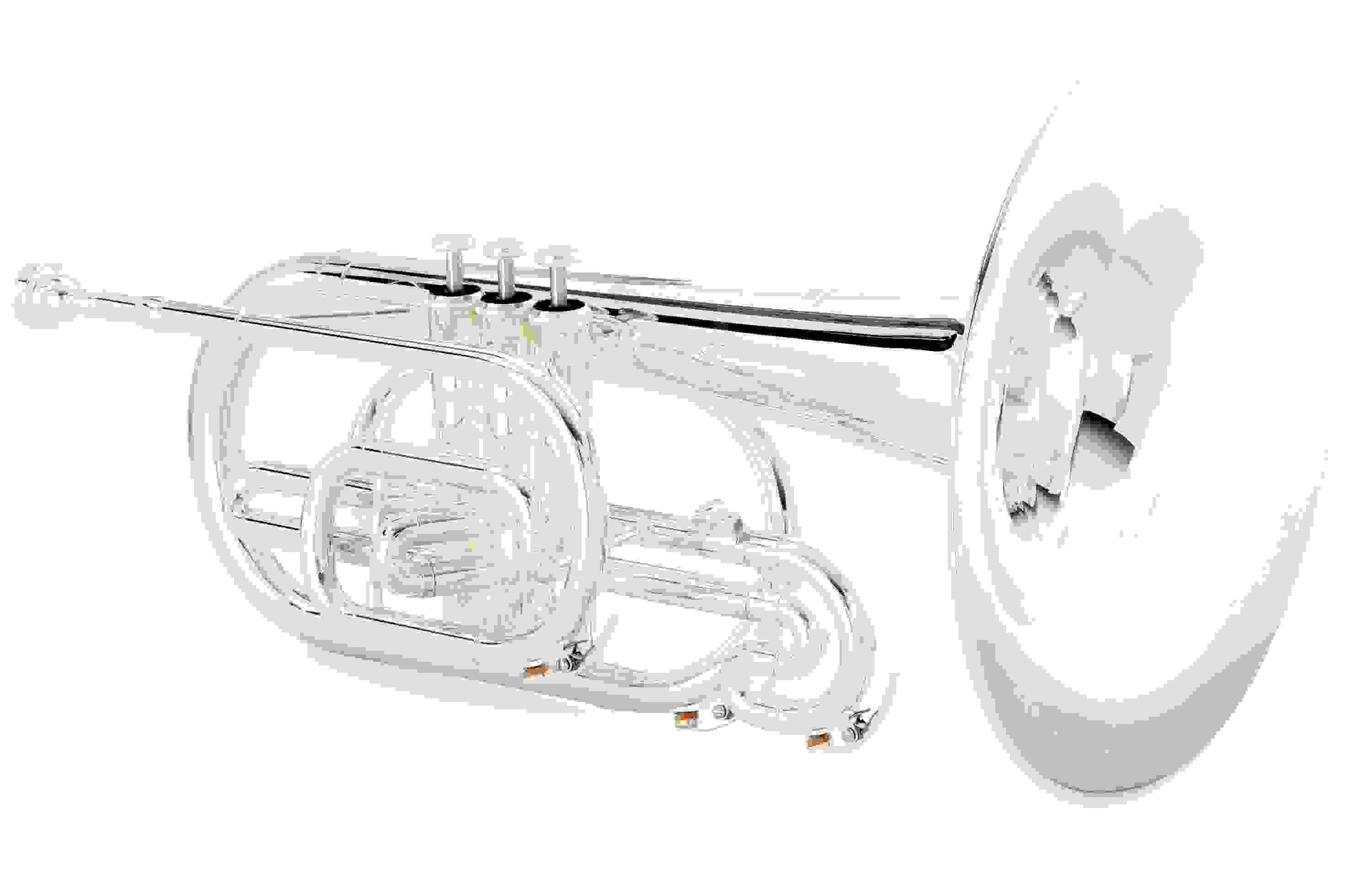 Yamaha YMP-204MS Marching Mellophone - Silver-plated | Sweetwater