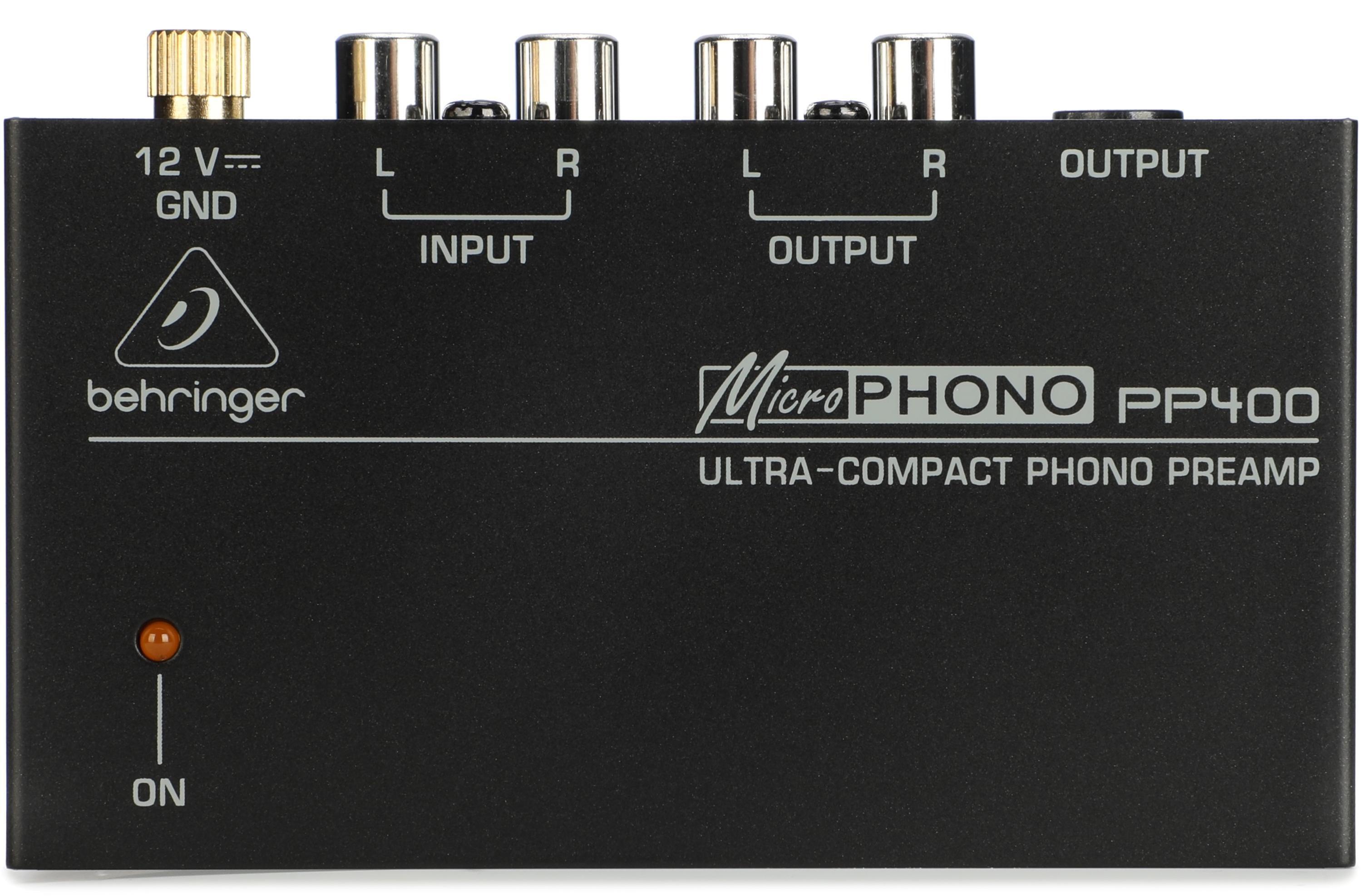 Behringer Microphono PP400 Phono Preamp | Sweetwater