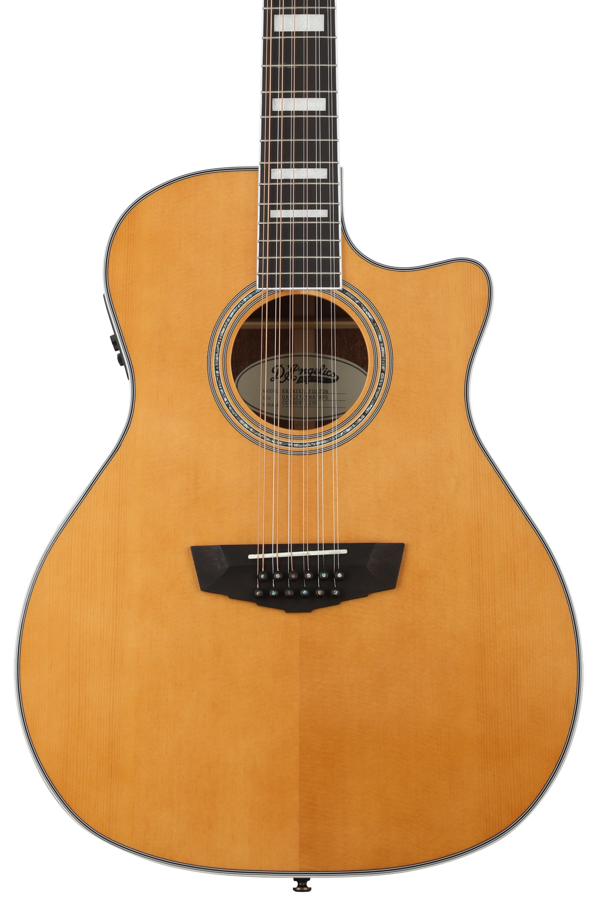 D'Angelico Premier Fulton 12-string Acoustic-electric Guitar - Vintage ...