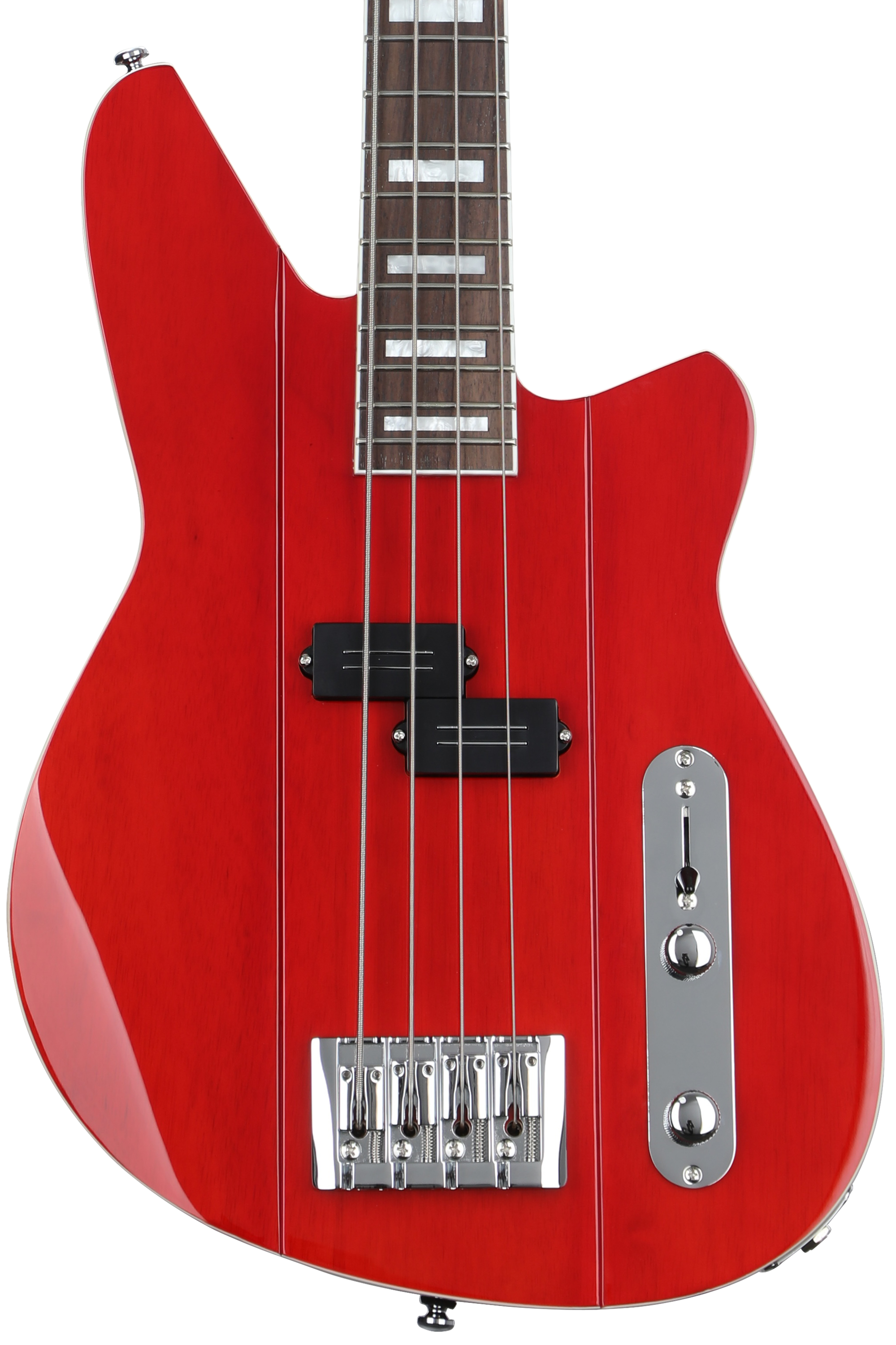 Reverend Sentinel Electric Bass Guitar - Transparent Cherry | Sweetwater