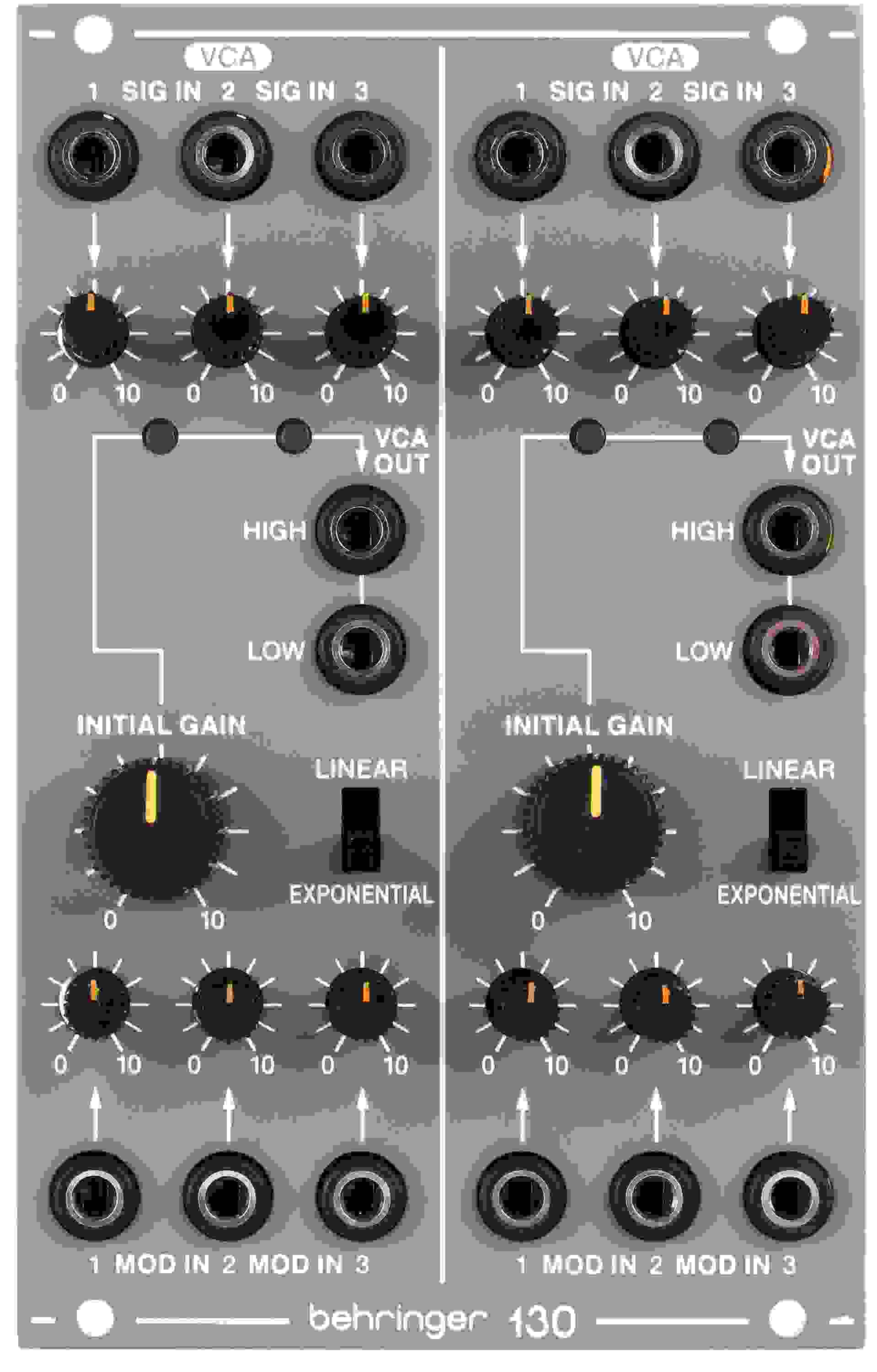 Behringer 130 Dual VCA Eurorack Module | Sweetwater