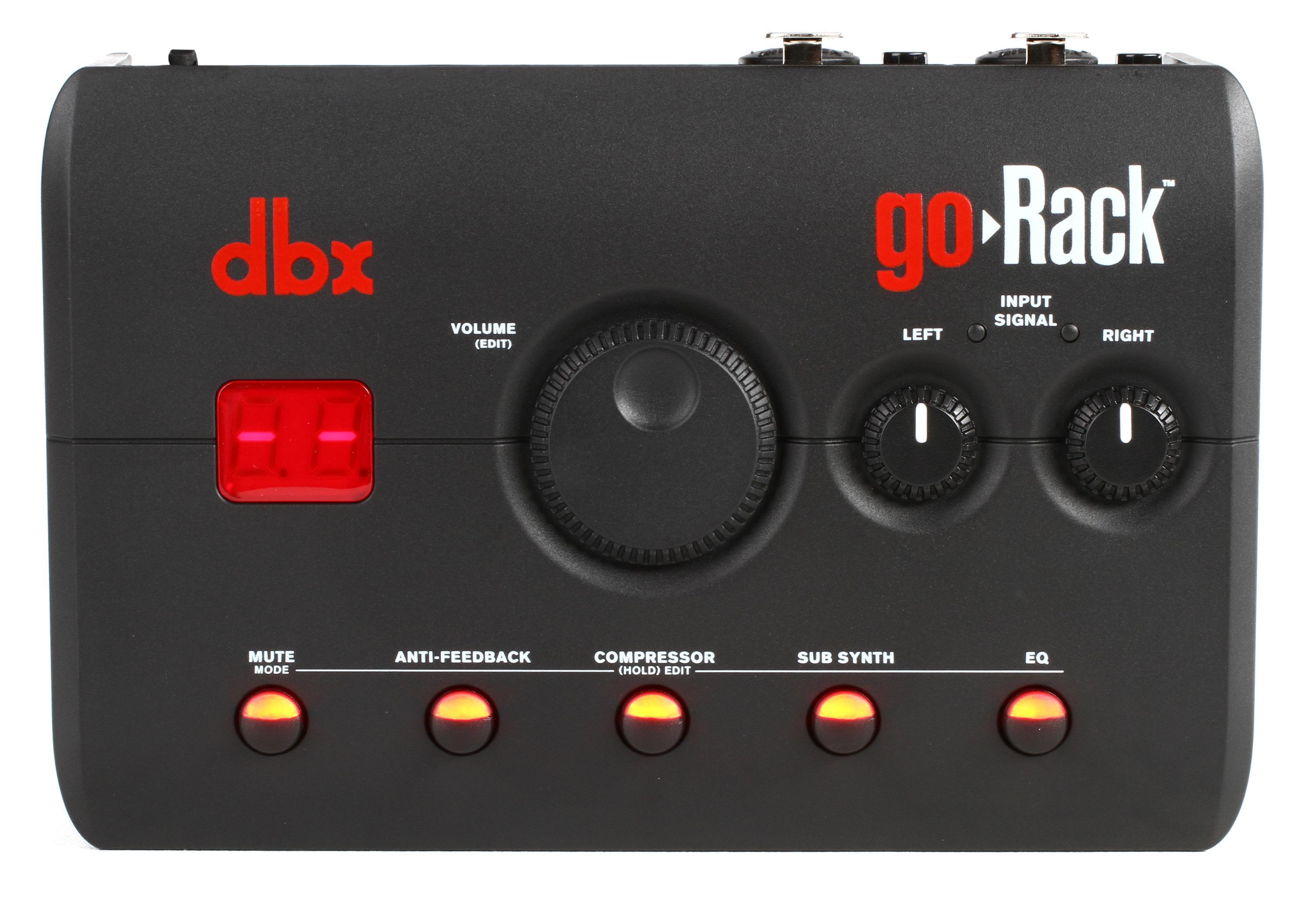 dbx goRack Performance Processor | Sweetwater