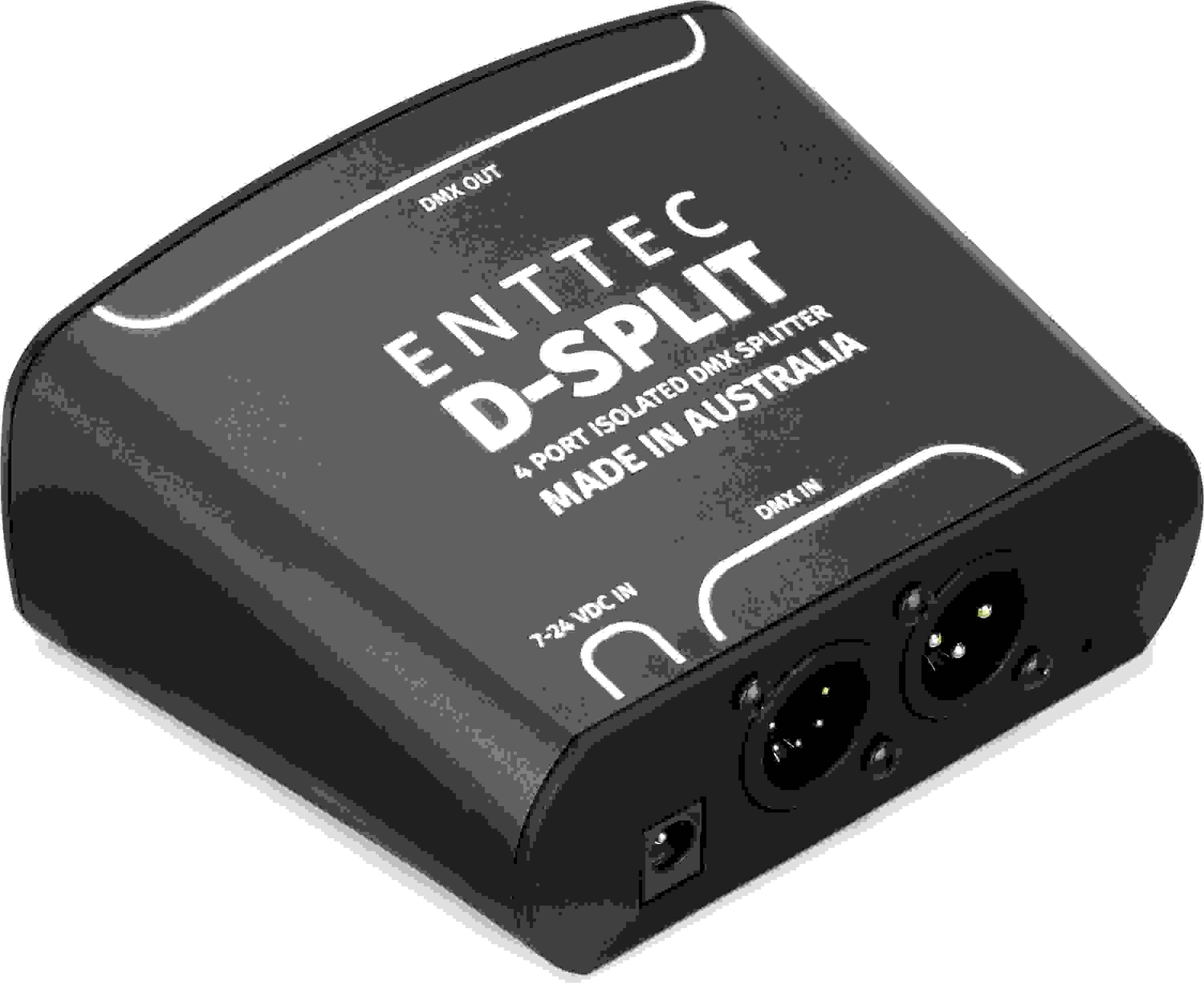 ENTTEC D-Split 4-port Isolated DMX Splitter | Sweetwater