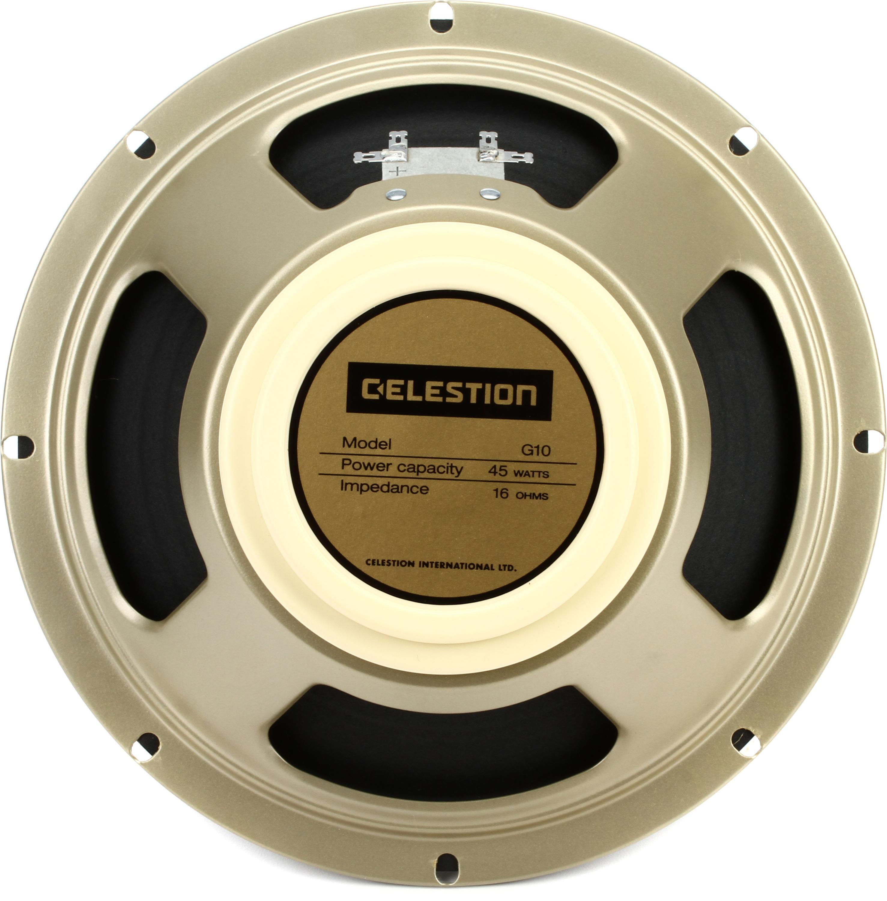 Celestion G10 Creamback 10-inch 45-watt Replacement Guitar Amp Speaker ...