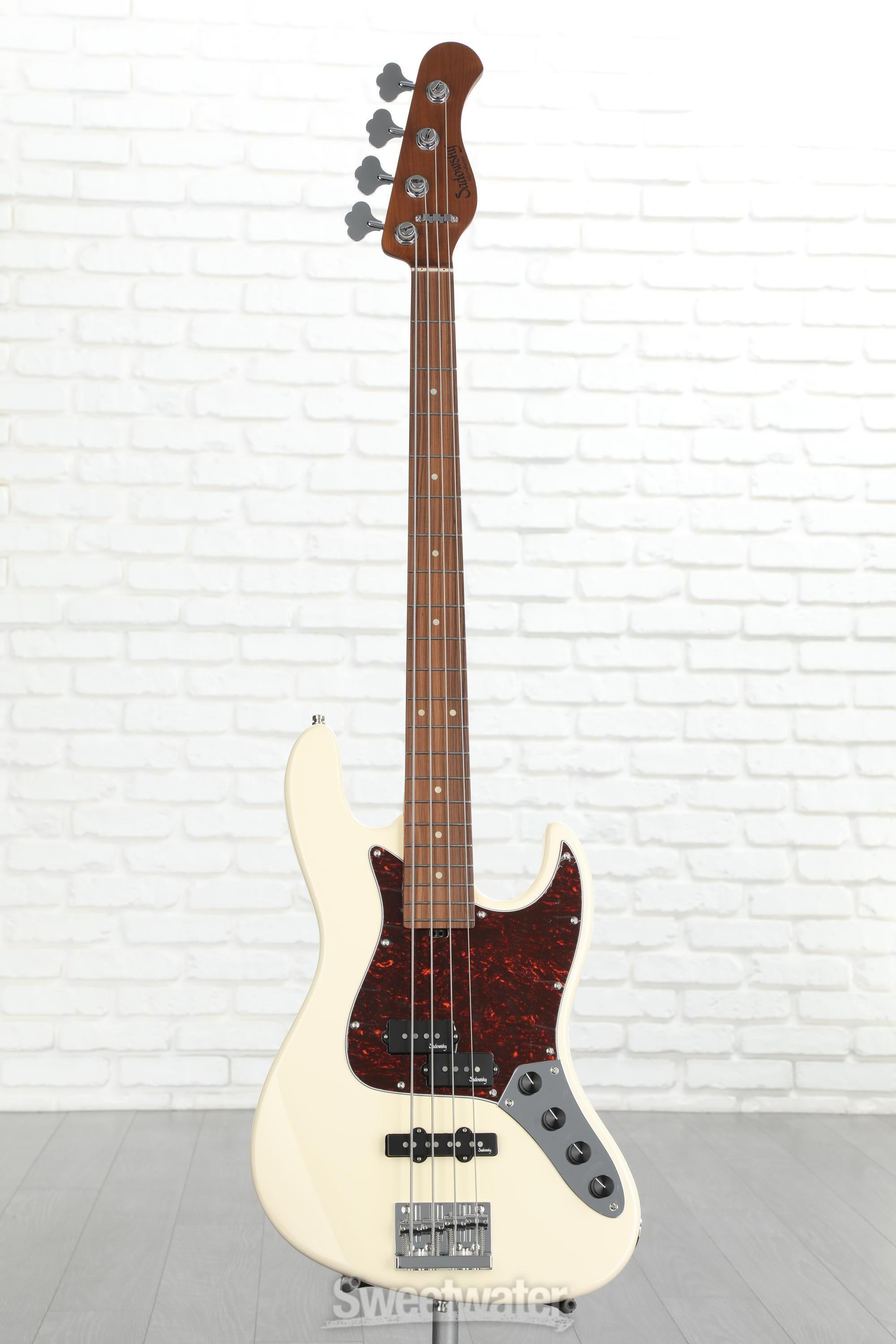 Sadowsky MetroExpress 21-fret Hybrid PJ 4-string Bass - Olympic White ...