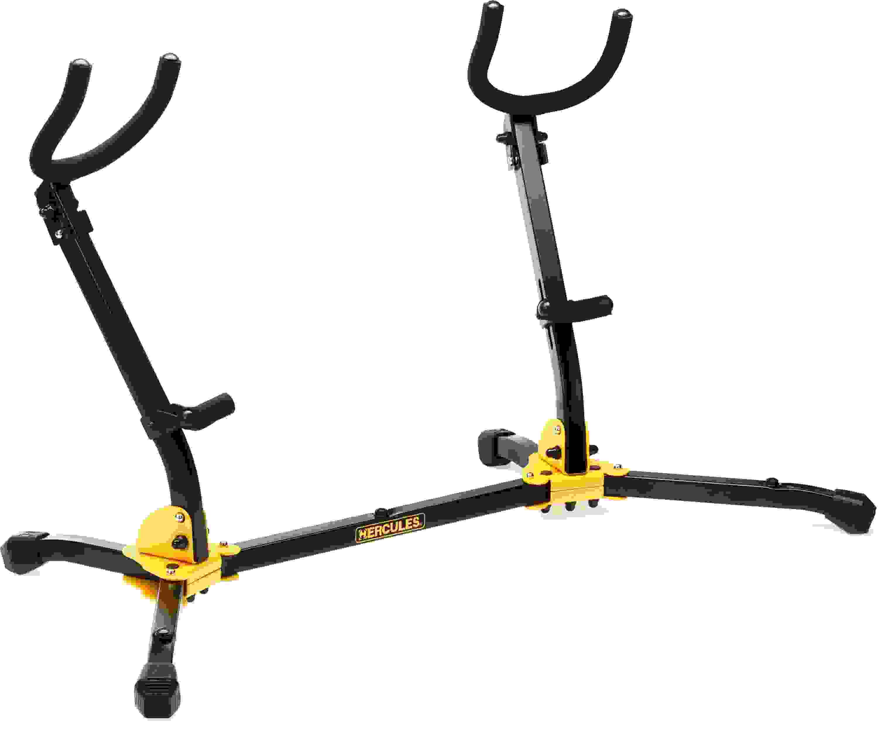 Hercules Stands DS537B Double Alto/Tenor Saxophone Stand | Sweetwater