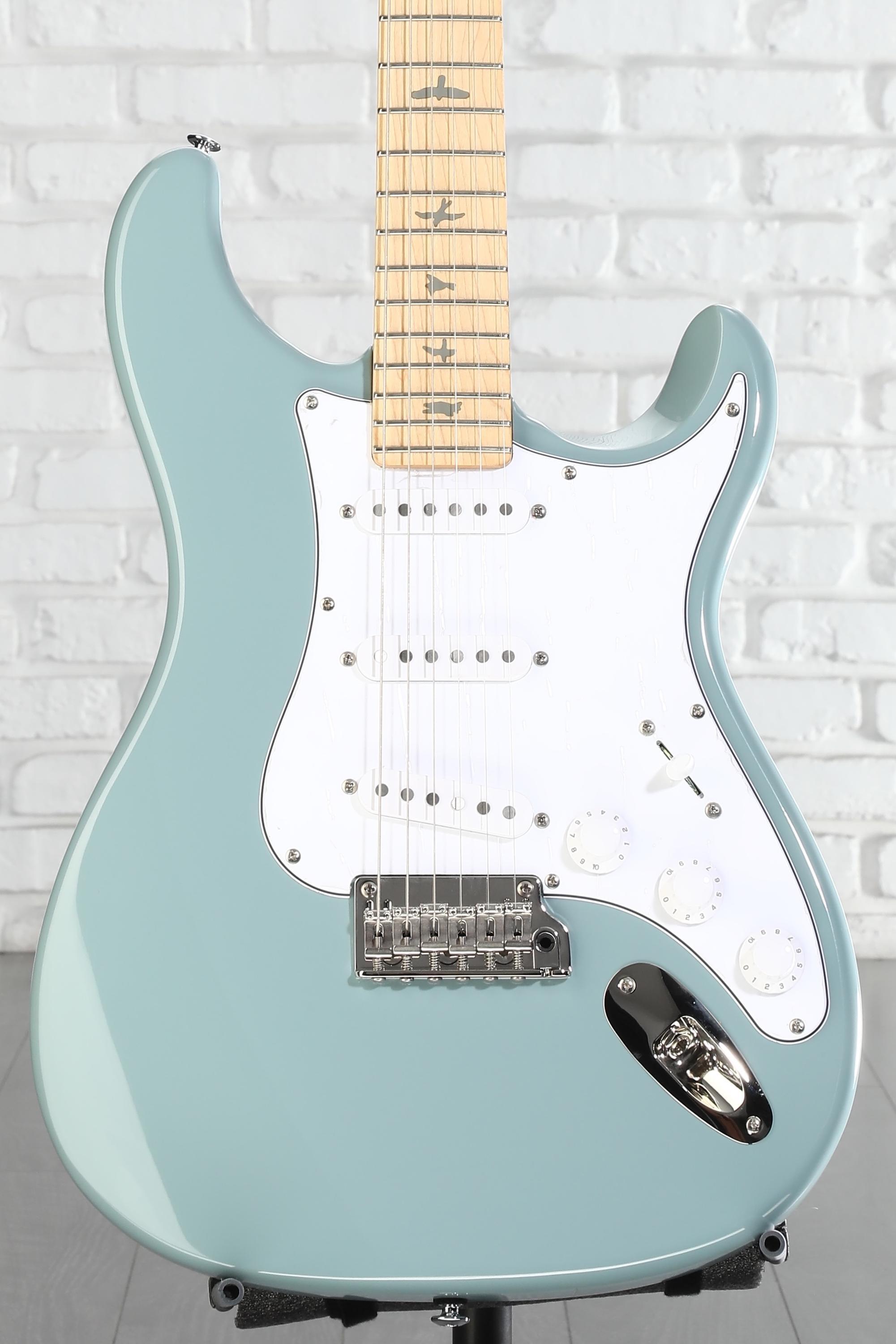 PRS SE Silver Sky Electric Guitar - Stone Blue, Maple Fingerboard ...