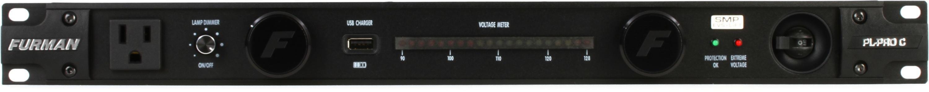 Furman PL-PRO C 20A Power Conditioner with Lights & Voltmeter | Sweetwater