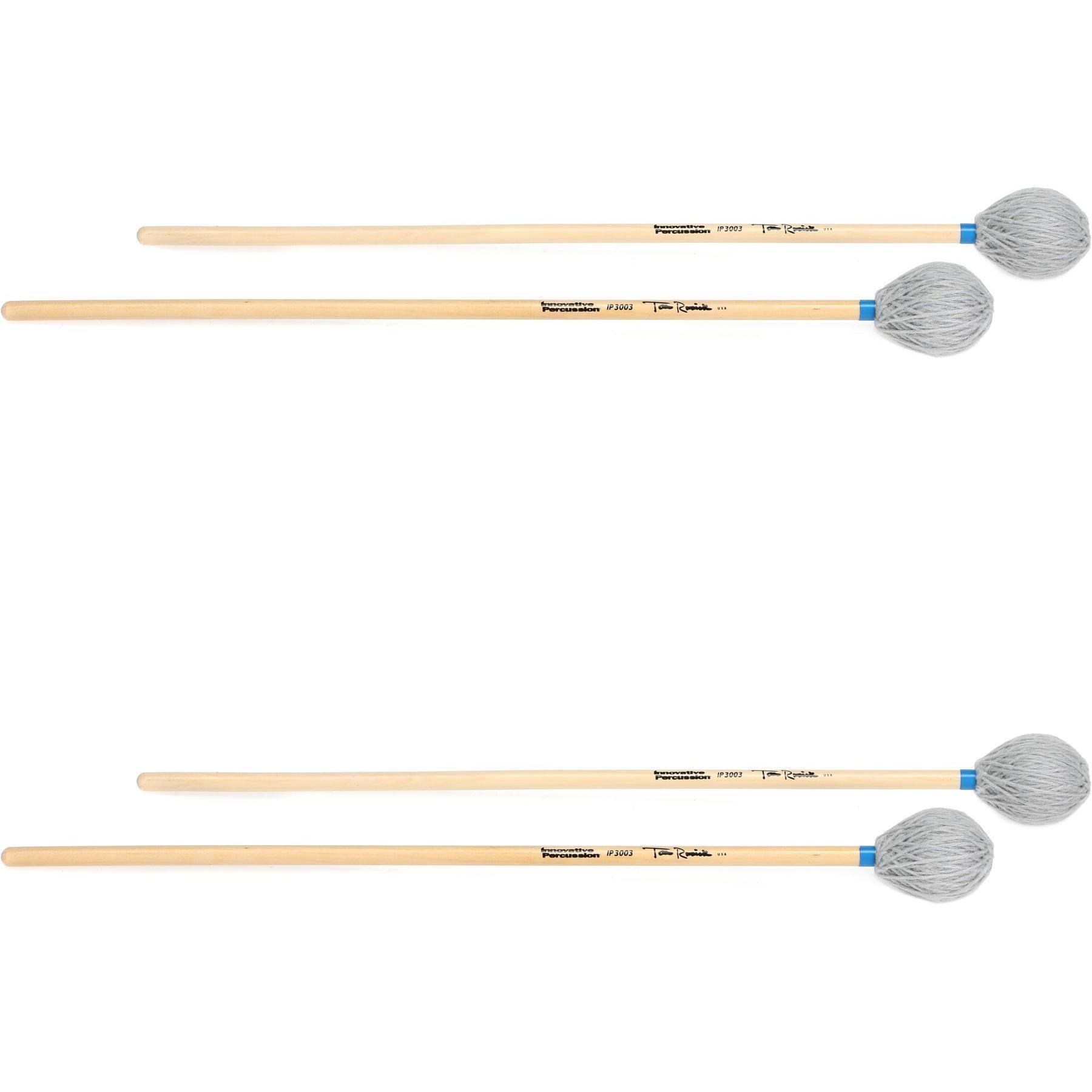 Innovative Percussion IP3003 Tom Rarick Medium Hard Marimba Mallets ...