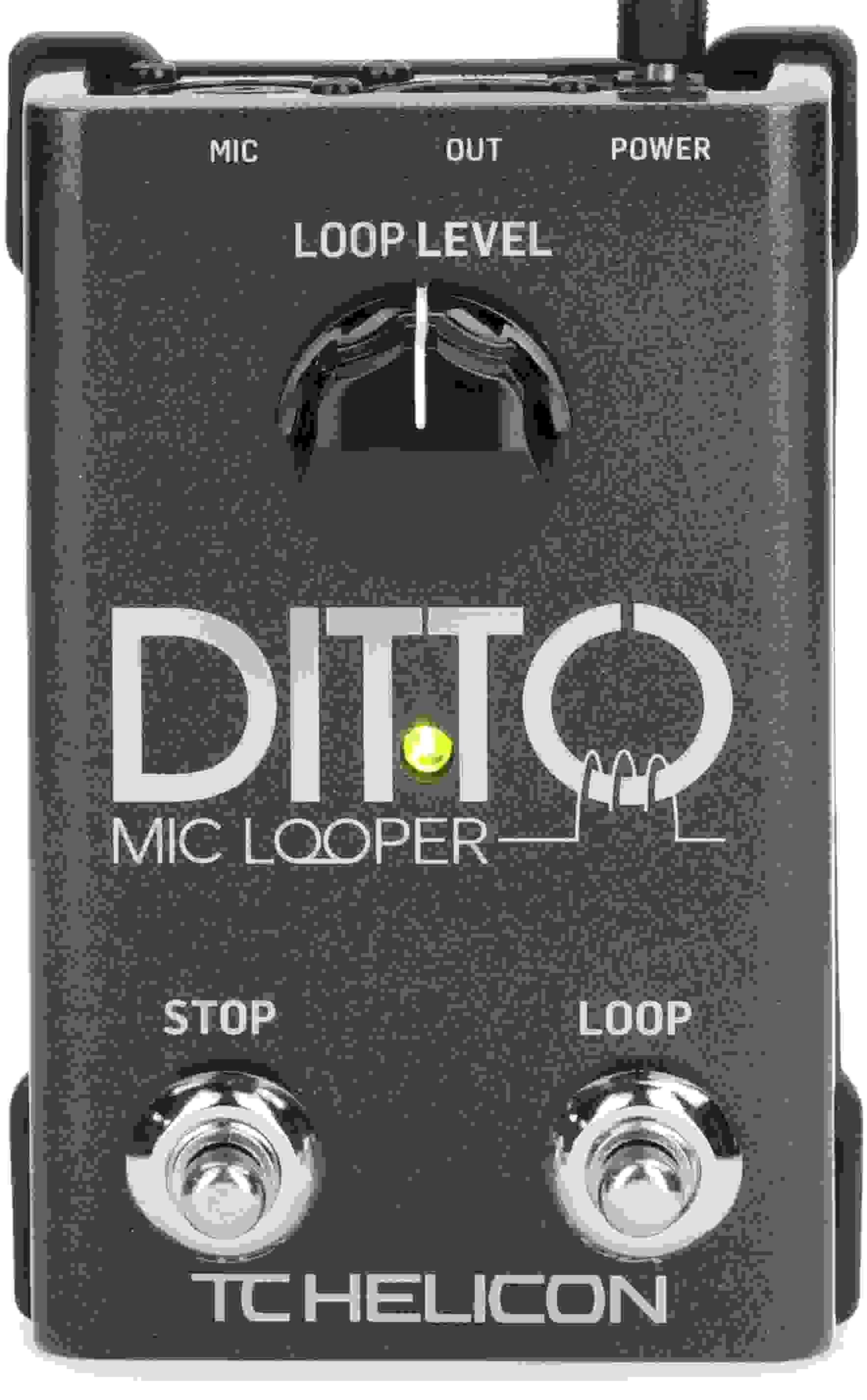 TC-Helicon Ditto Mic Looper Pedal | Sweetwater