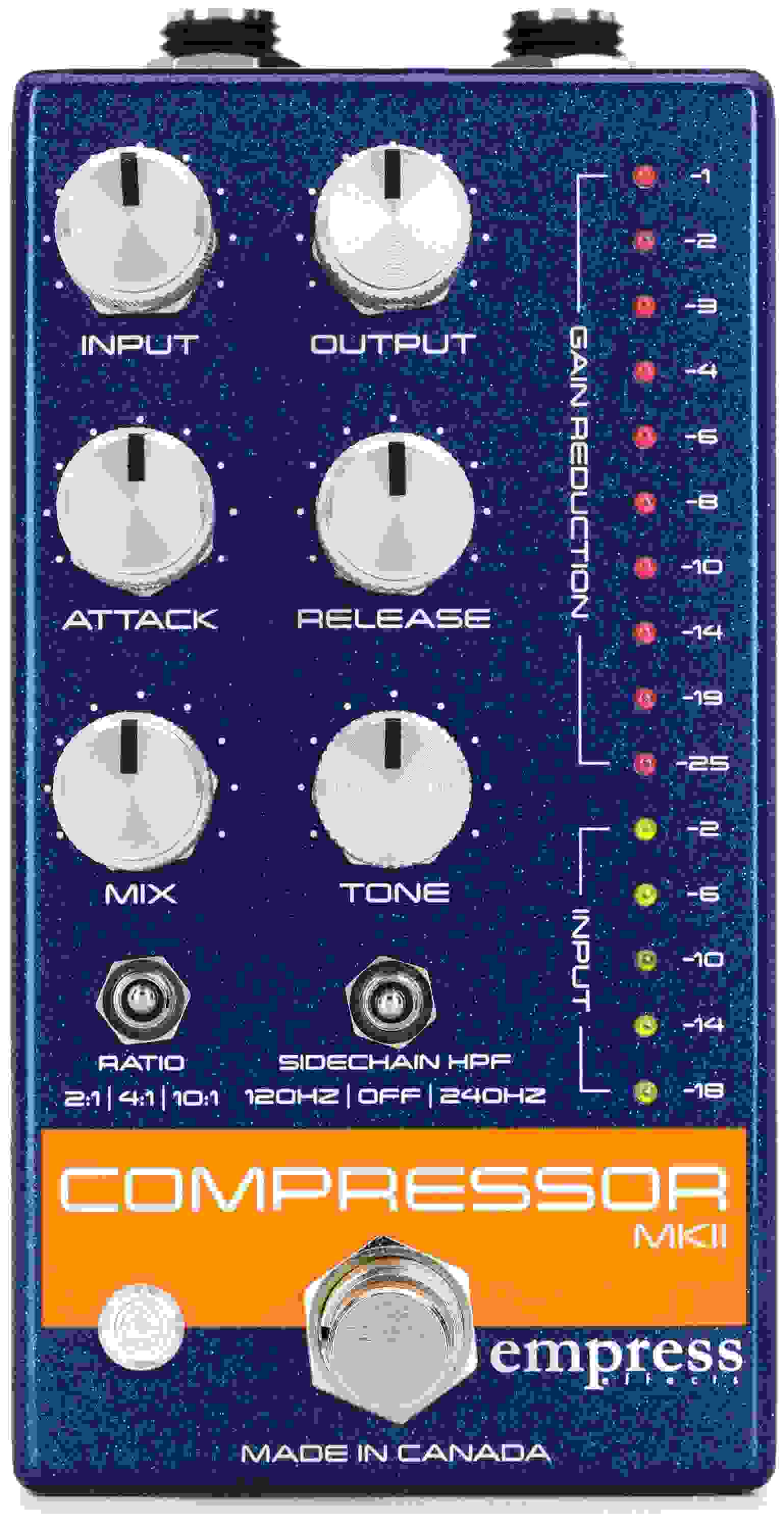 Empress Effects Guitar Compressor MKII Pedal - Blue | Sweetwater