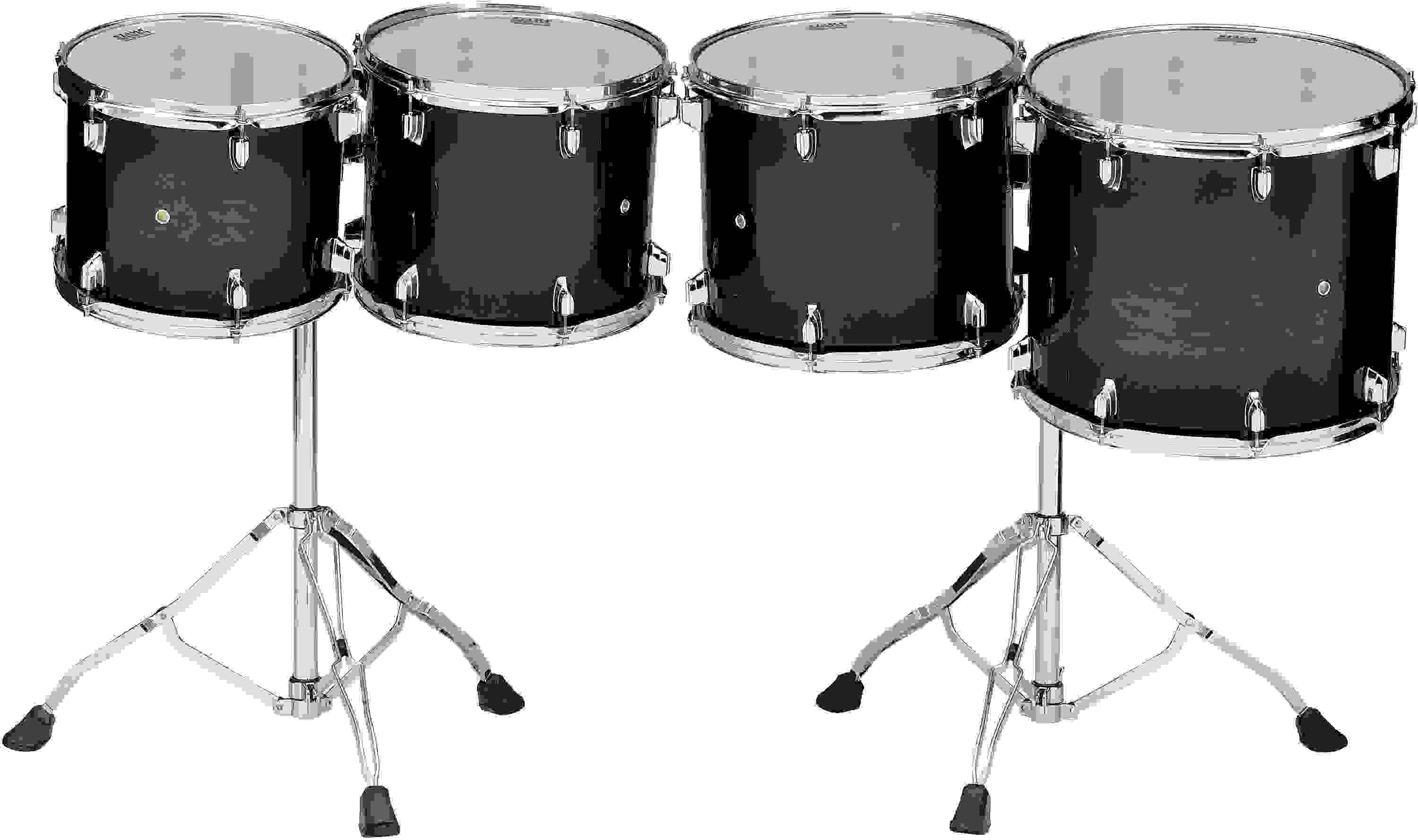Tama Low-pitched Double-headed Concert Tom Set with Stands ...