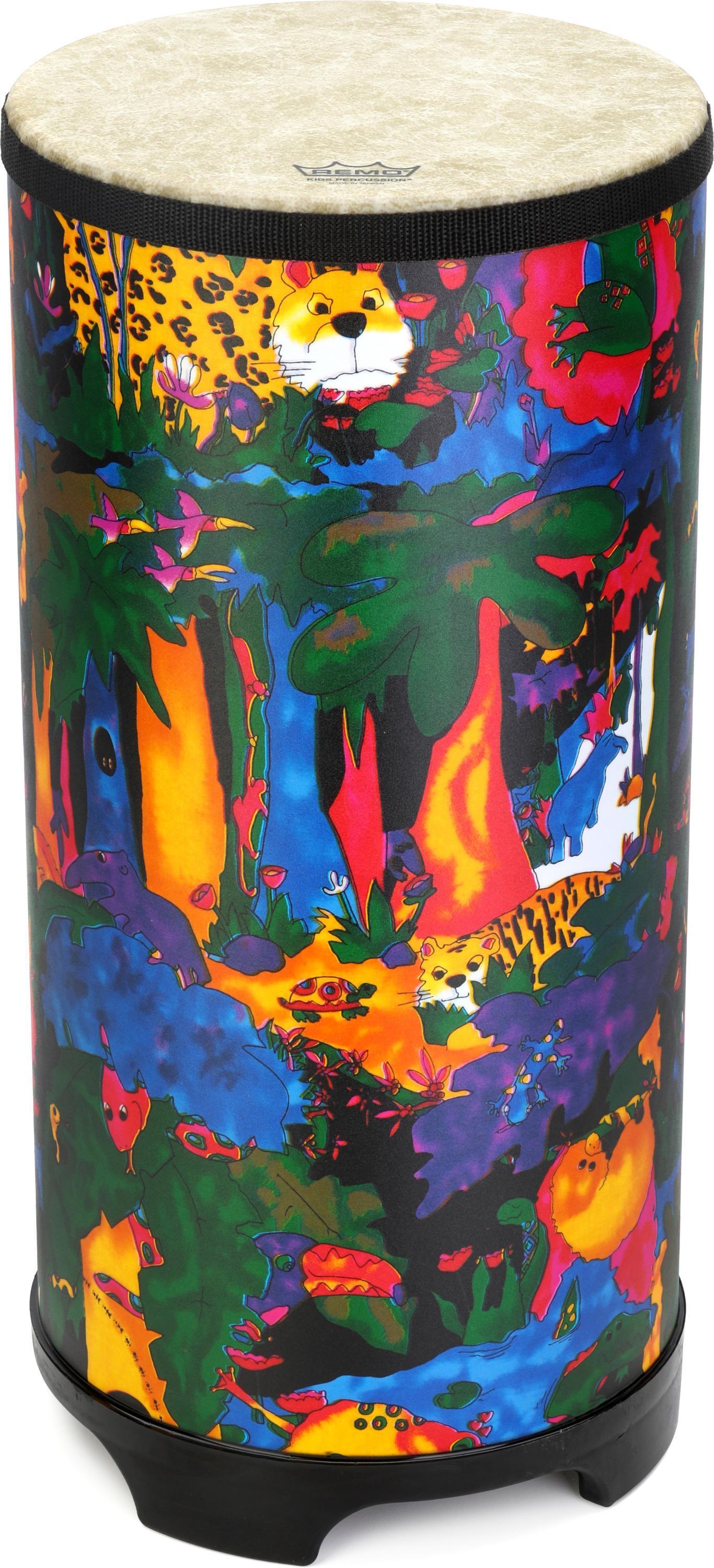 Remo Kids Percussion Tubano - Fabric Rainforest | Sweetwater