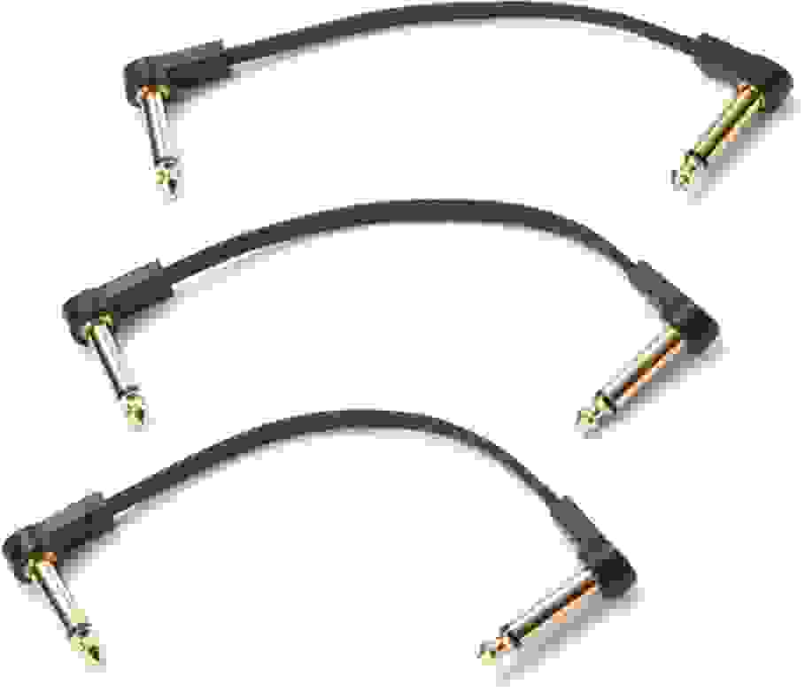 On-Stage FPC-3 Production-grade Flat Patch Cables - 6 inches, 3-pack ...
