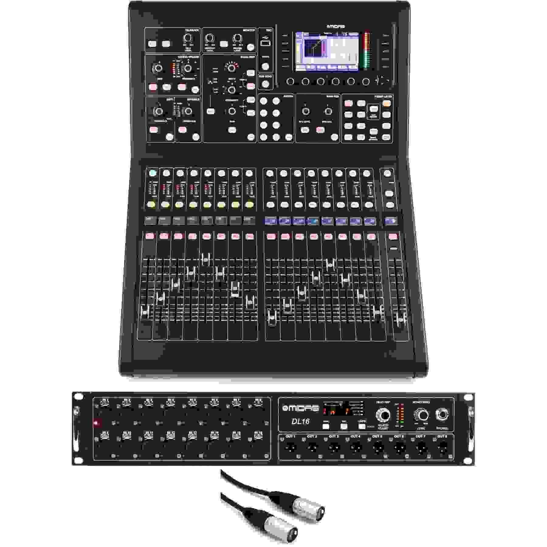 Midas M32R LIVE Digital Mixer with Stage Box | Sweetwater