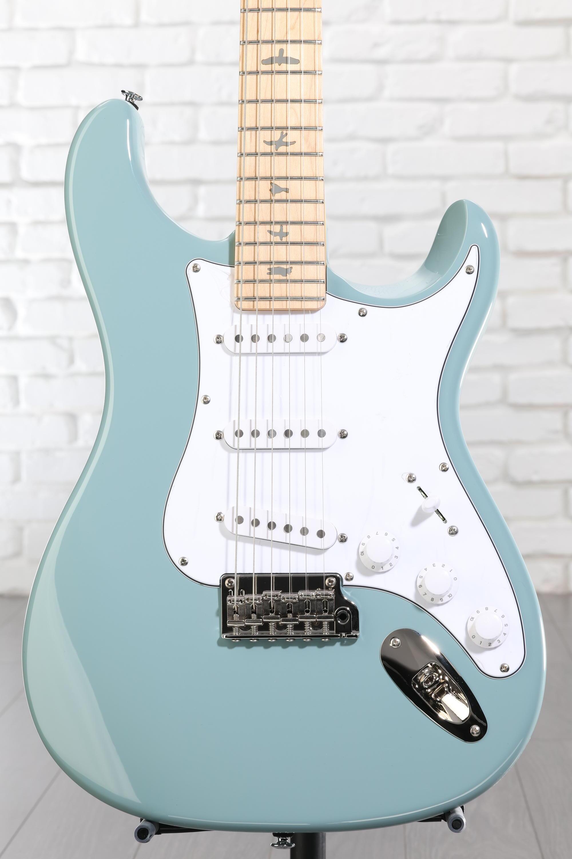 PRS SE Silver Sky Electric Guitar - Stone Blue, Maple Fingerboard ...