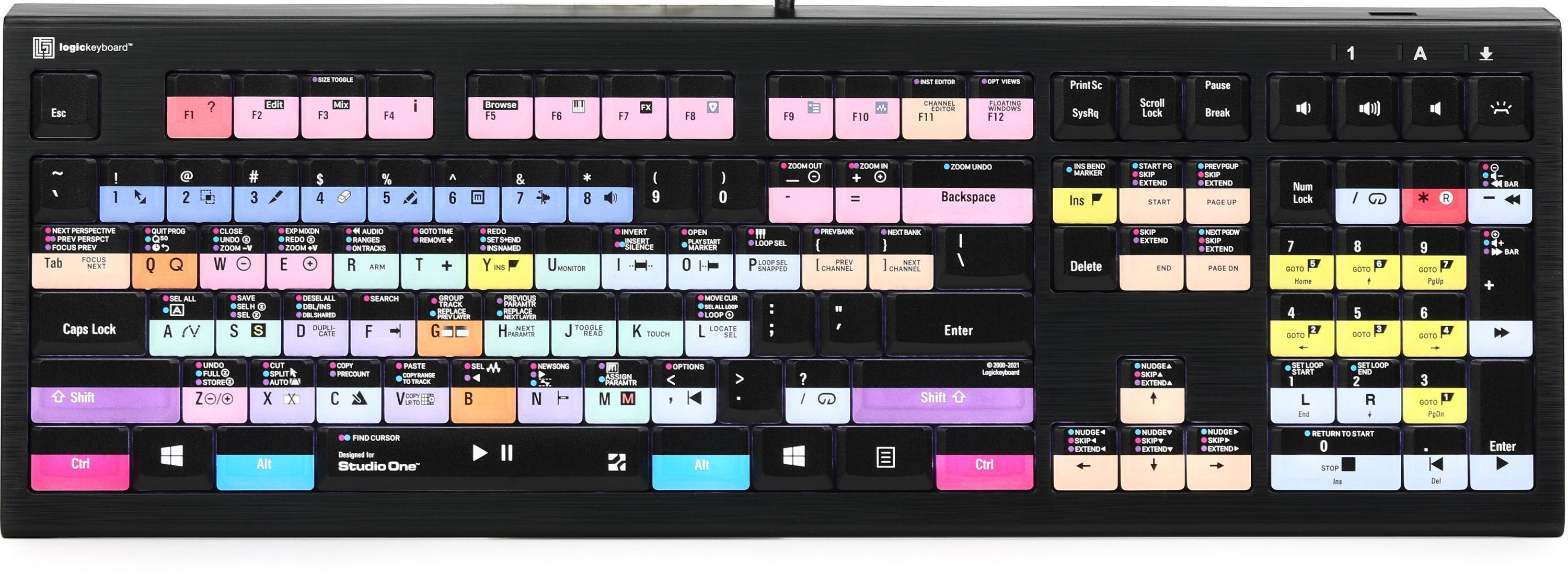 LogicKeyboard ASTRA2 Backlit Keyboard for PreSonus Studio One - PC ...