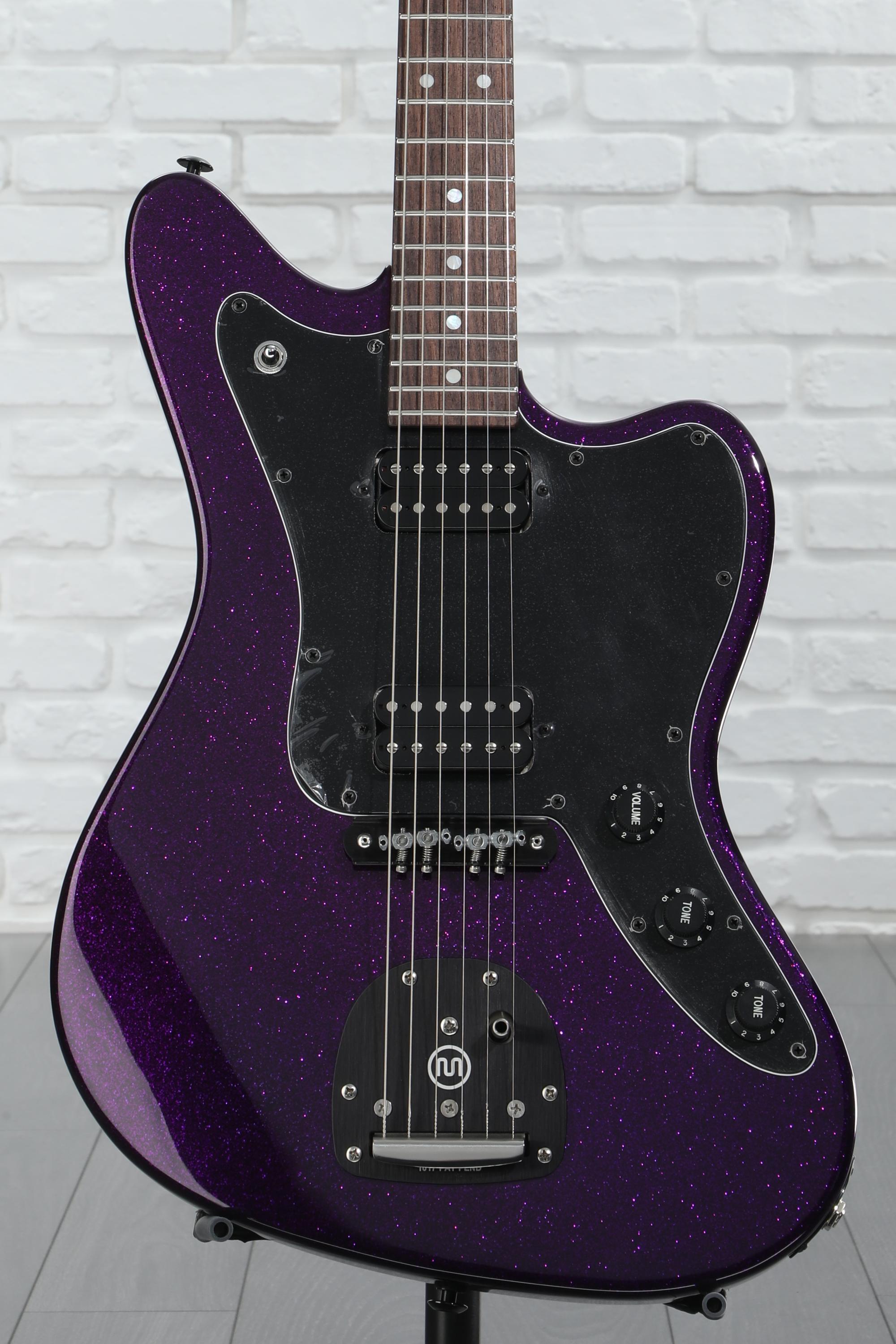 Suhr Custom Classic JM Electric Guitar - Purple Sparkle | Sweetwater