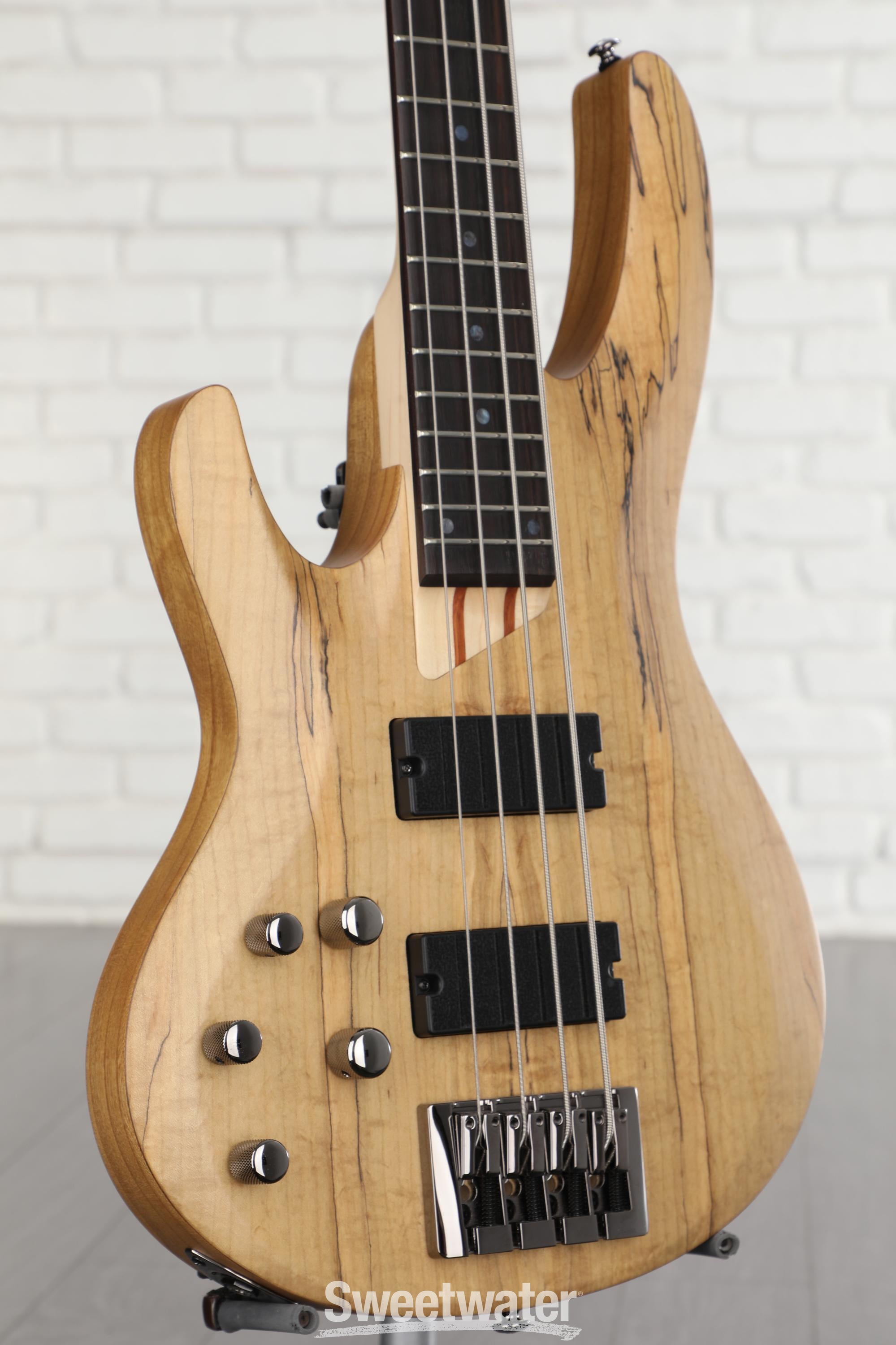 ESP LTD B-204SM Left-handed Bass Guitar - Natural Satin | Sweetwater