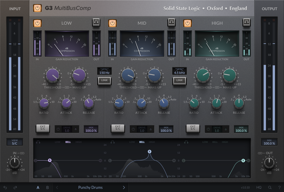 Solid State Logic G3 MultiBusComp Compressor Plug-in | Sweetwater