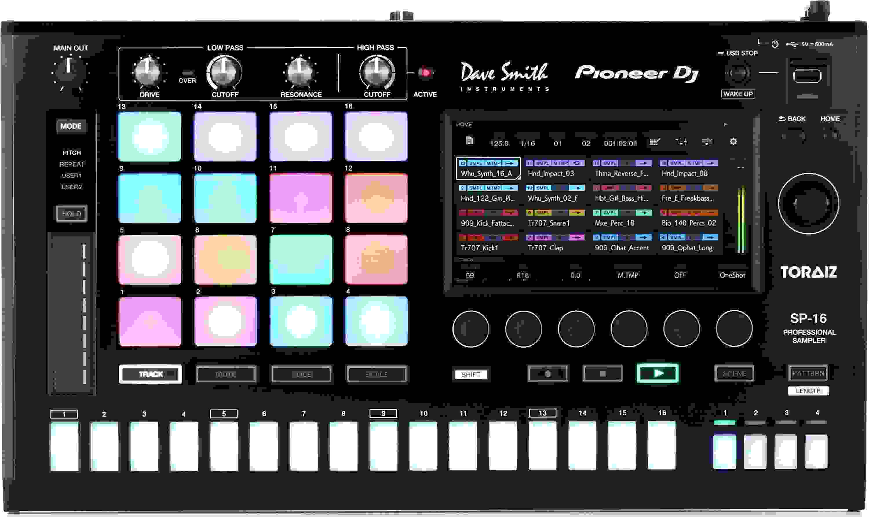 Pioneer DJ Toraiz SP-16 Sampling Workstation | Sweetwater