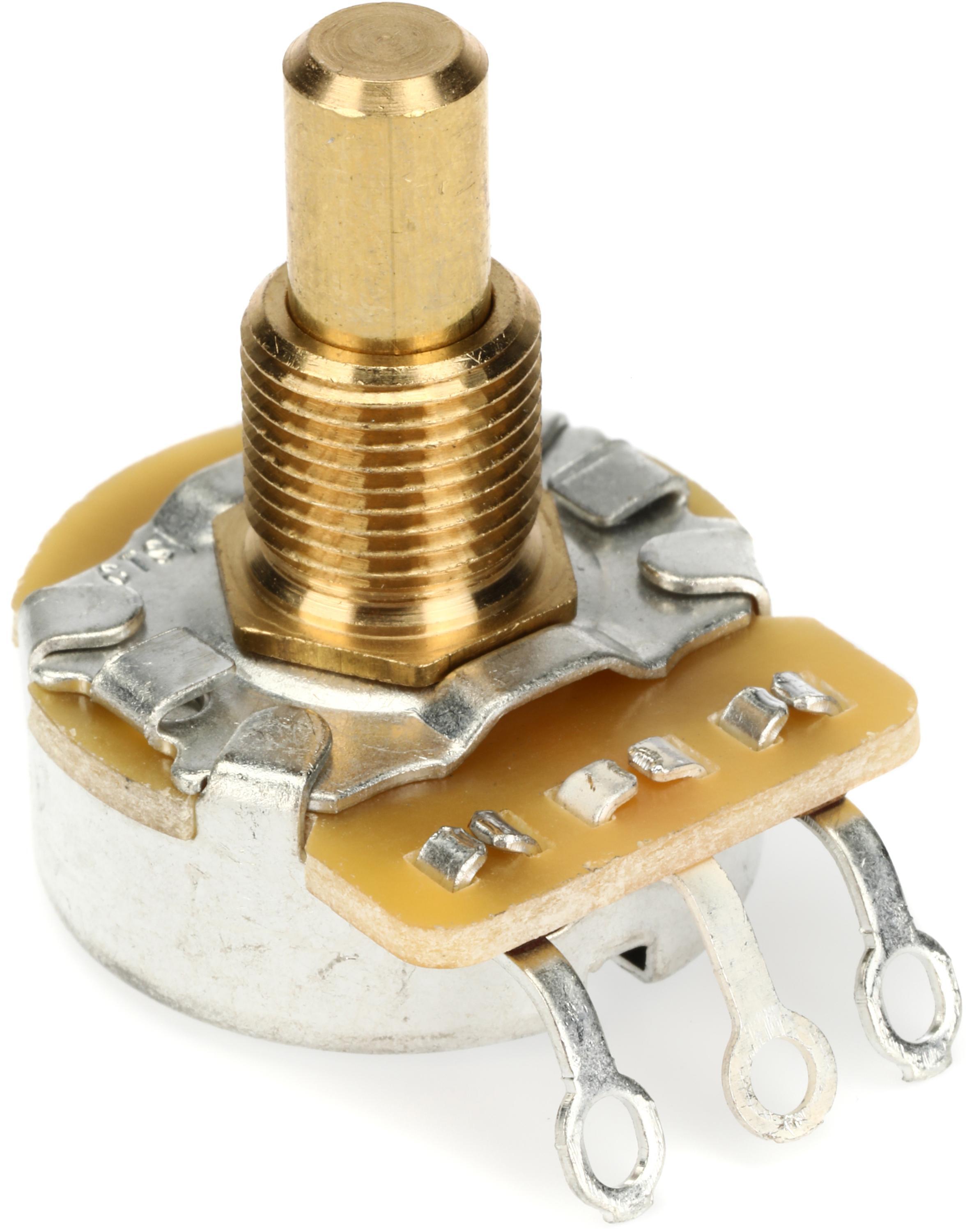 Fender 500k Solid Shaft Potentiometer - Volume or Tone | Sweetwater