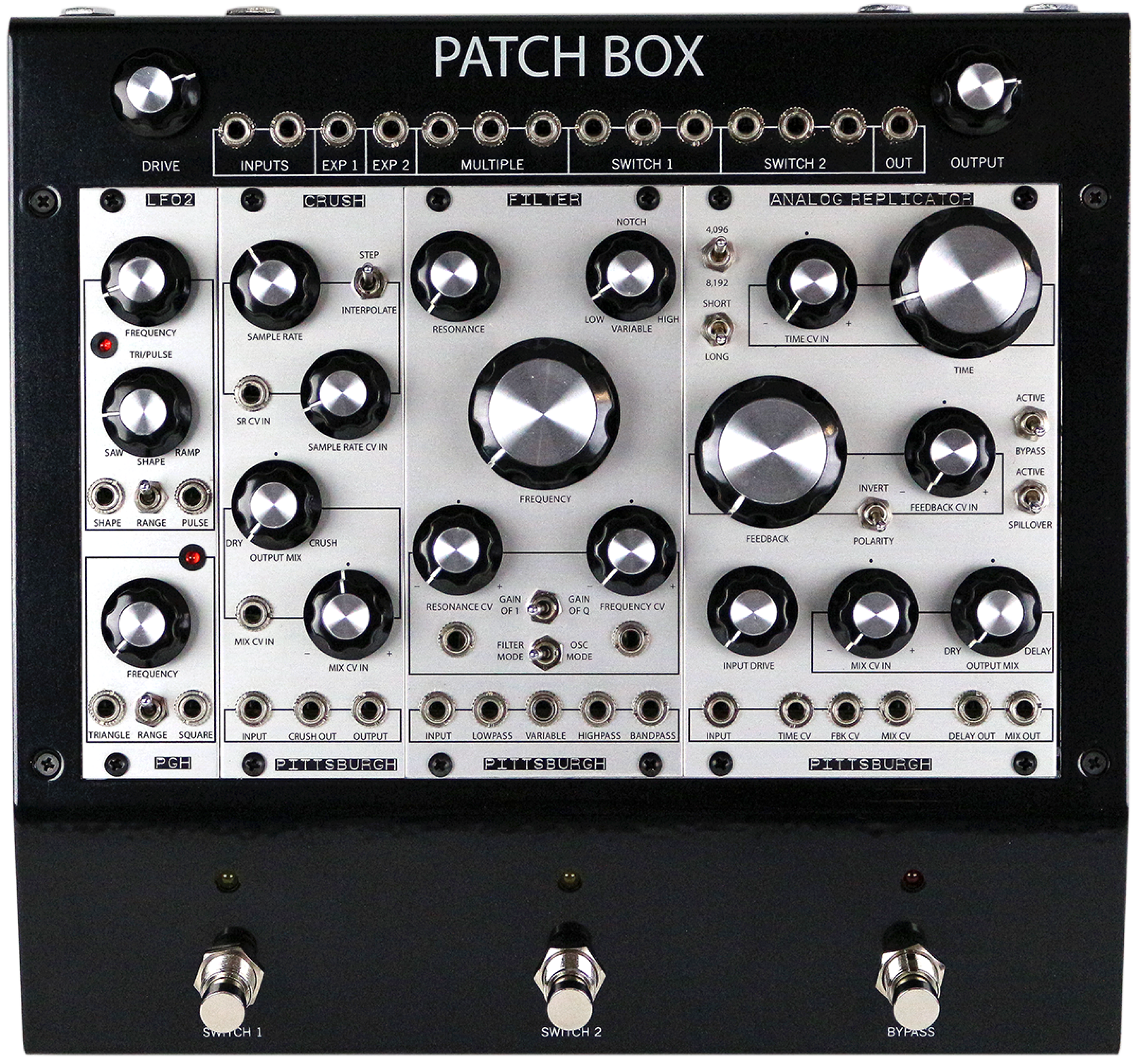 Pittsburgh Modular Patch Box FX1 - Eurorack Modular Multi-effects Pedal System | Sweetwater