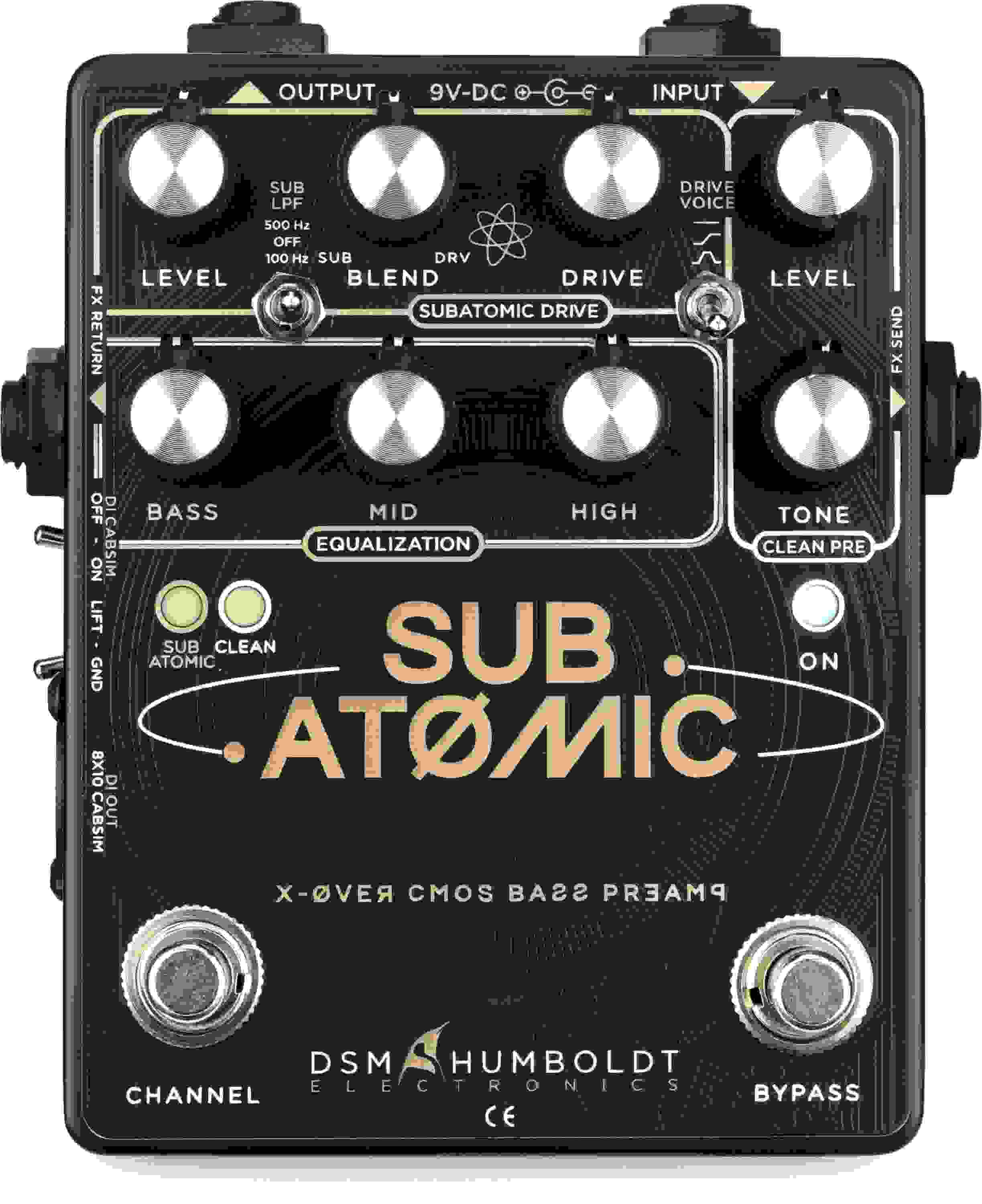DSM Humboldt Electronics Sub Atomic Bass Preamp Pedal | Sweetwater