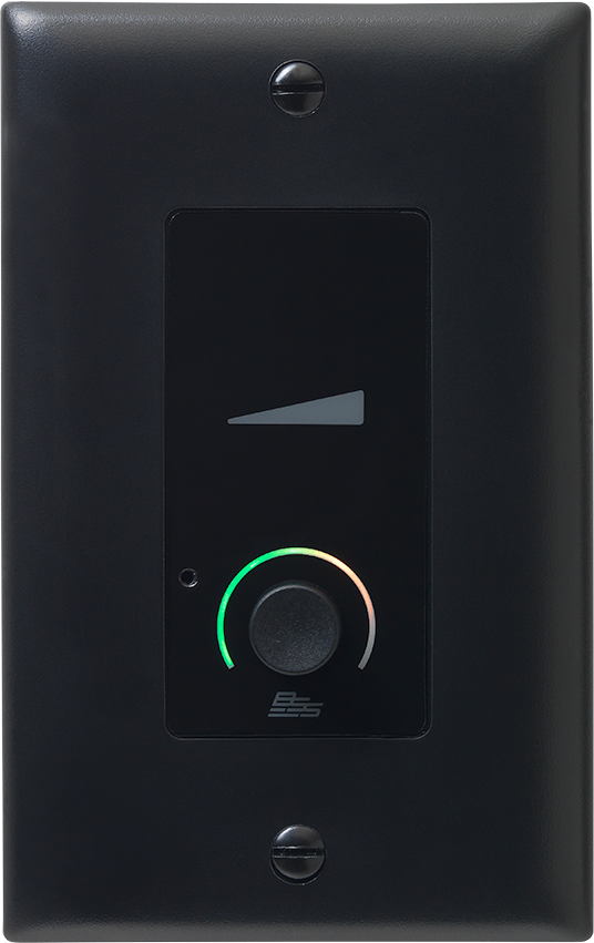 BSS EC-V Ethernet Controller with Volume Control - Black | Sweetwater