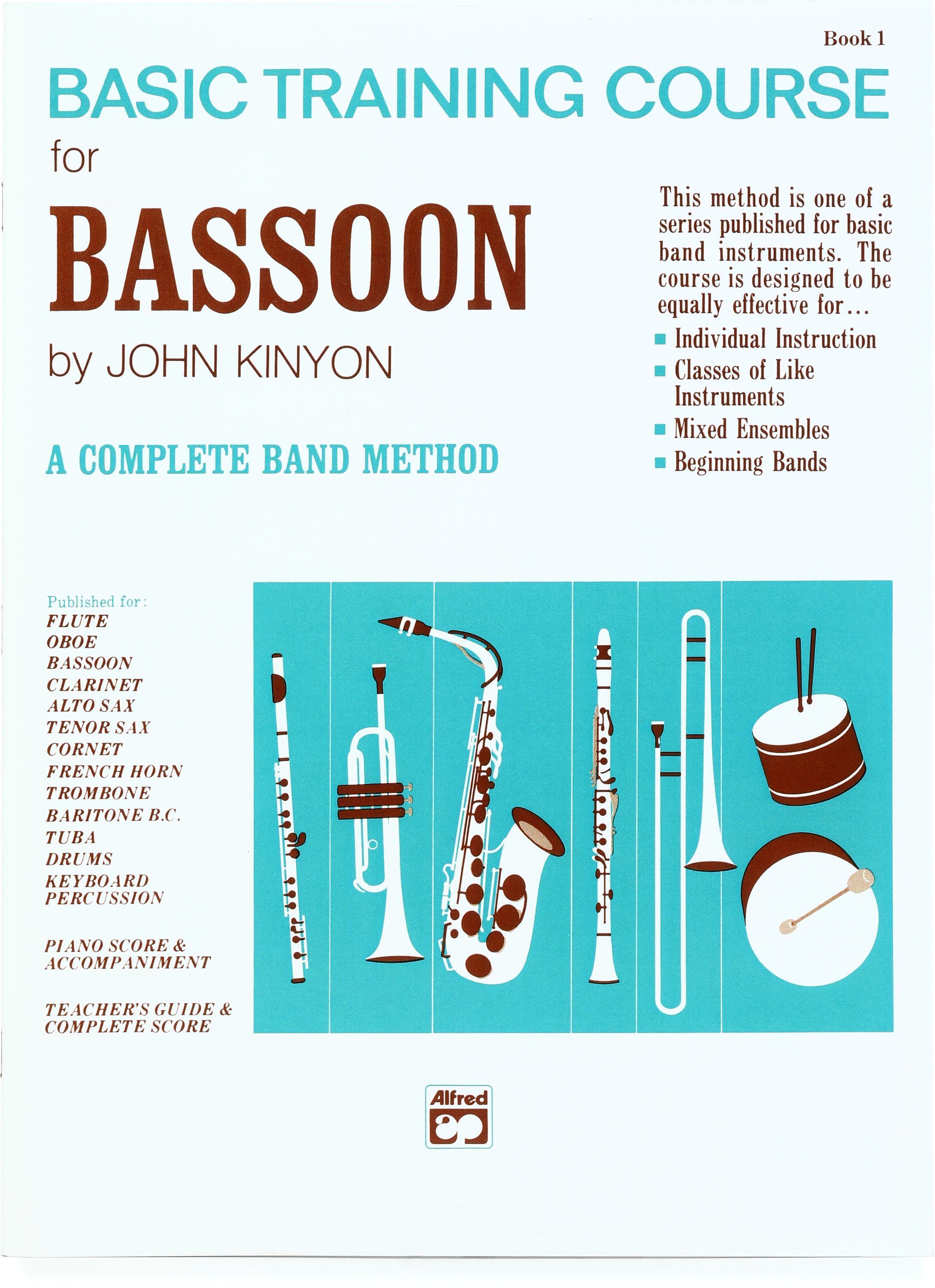 Alfred John Kinyon's Basic Training Course - Bassoon, Book 1 | Sweetwater