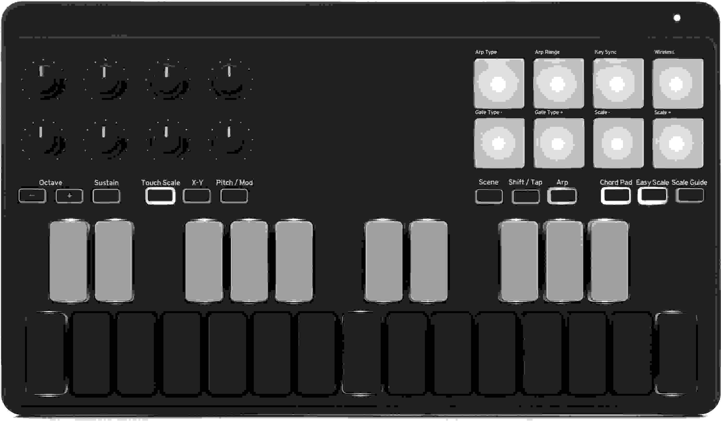 Korg nanoKEY Studio Bluetooth/USB MIDI and Pad Controller | Sweetwater