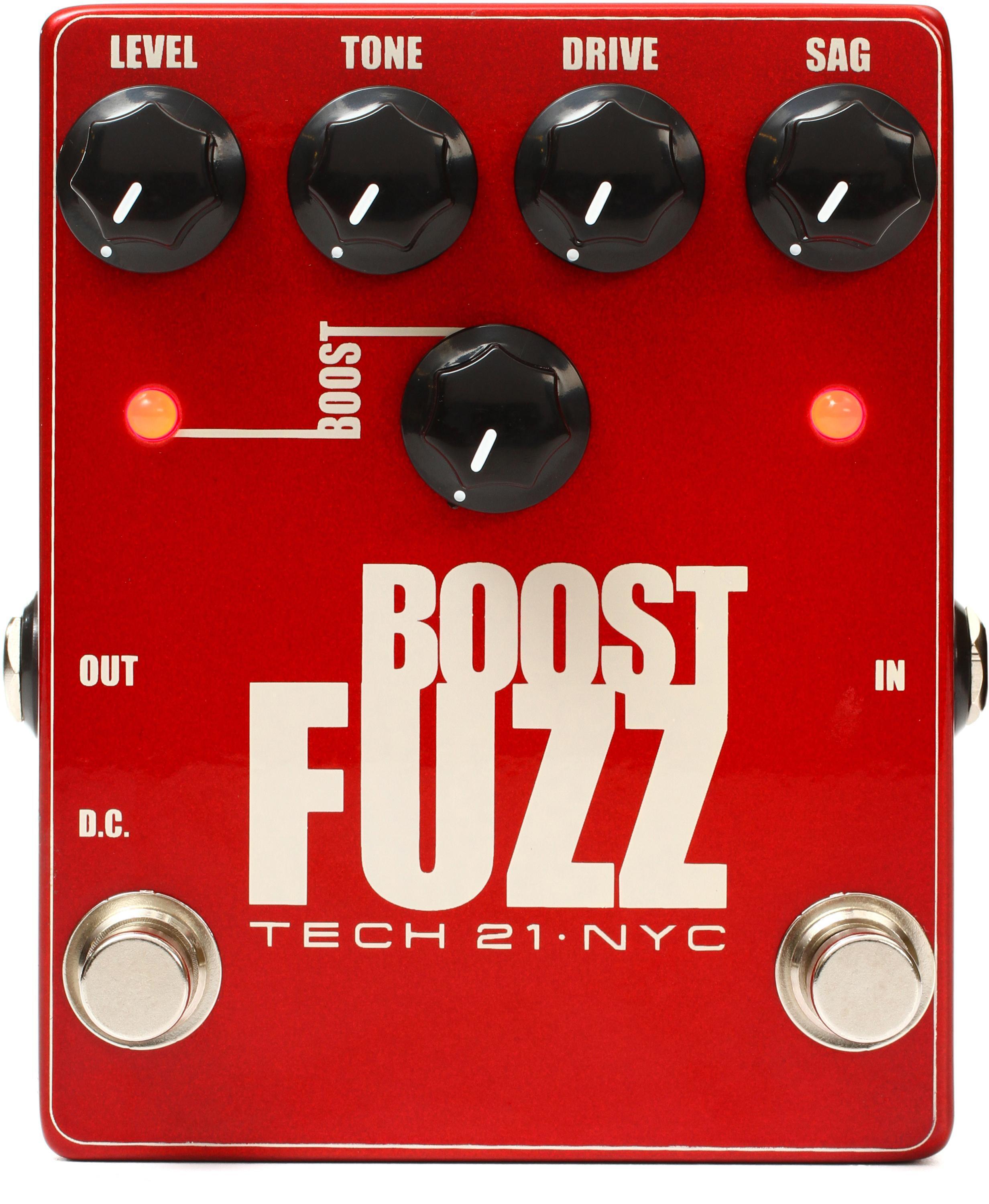 Tech 21 Boost Fuzz Metallic Fuzz Pedal | Sweetwater