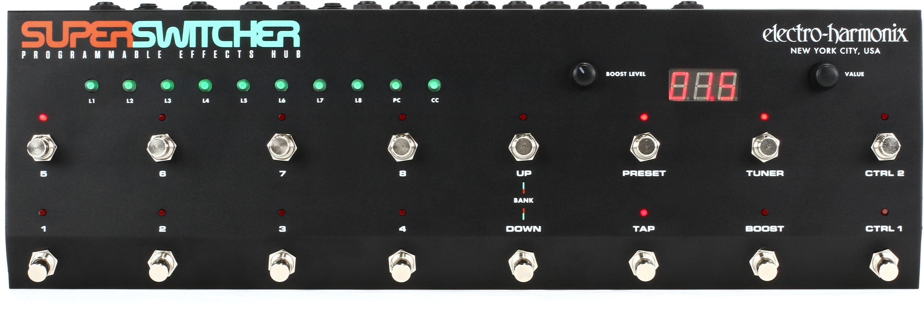 Electro-Harmonix Super Switcher Programmable Effects Hub | Sweetwater