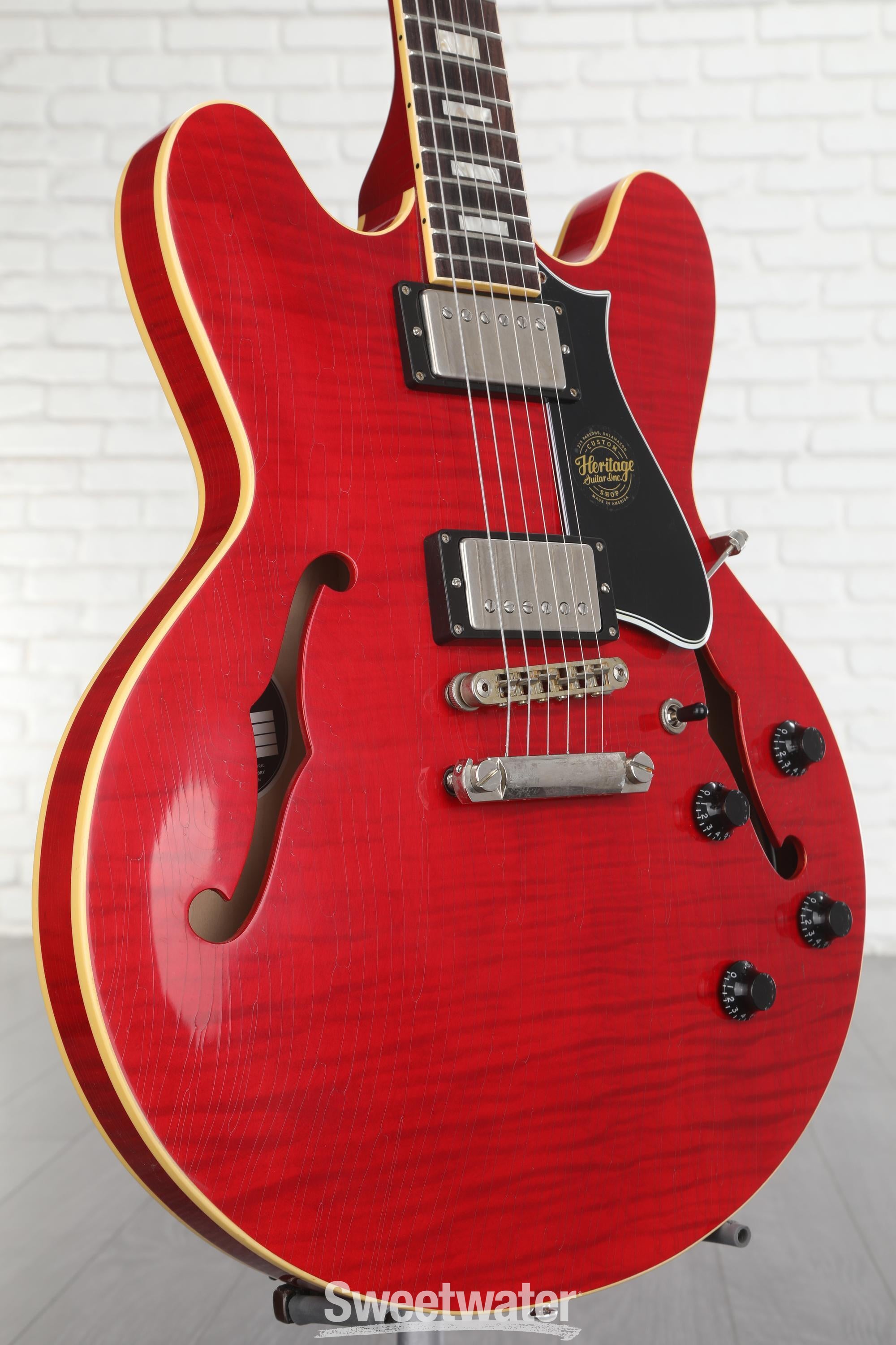 Heritage Custom Core Artisan Aged H-535 Semi-hollowbody Electric Guitar ...